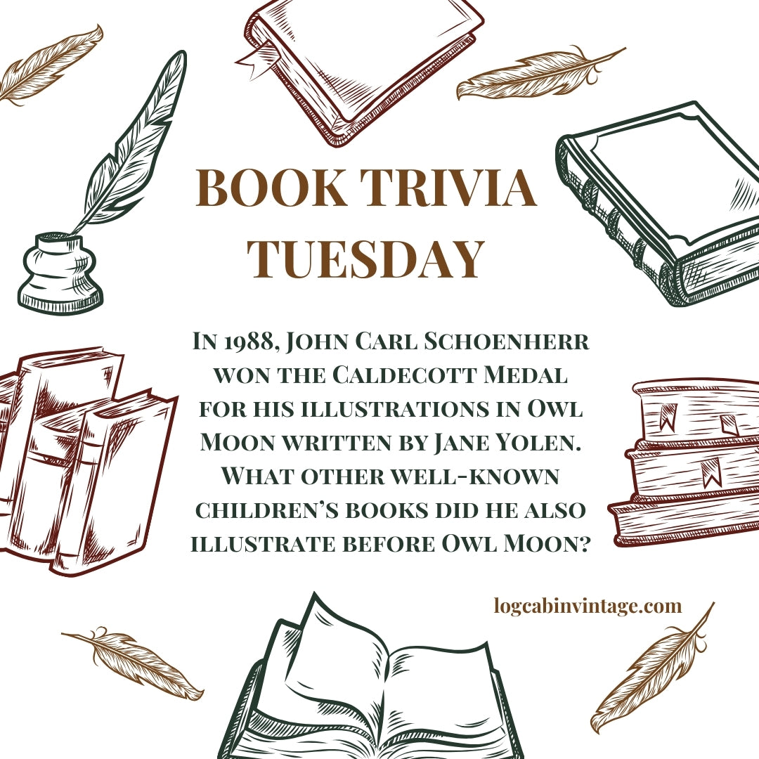 Book Trivia Tuesday Week 12 - Log Cabin Vintage