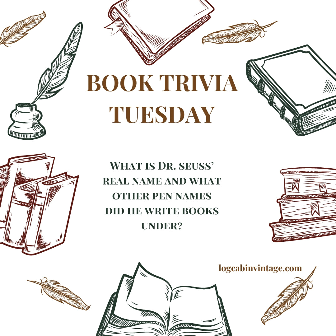 Book Trivia Tuesday Week 13 - Log Cabin Vintage