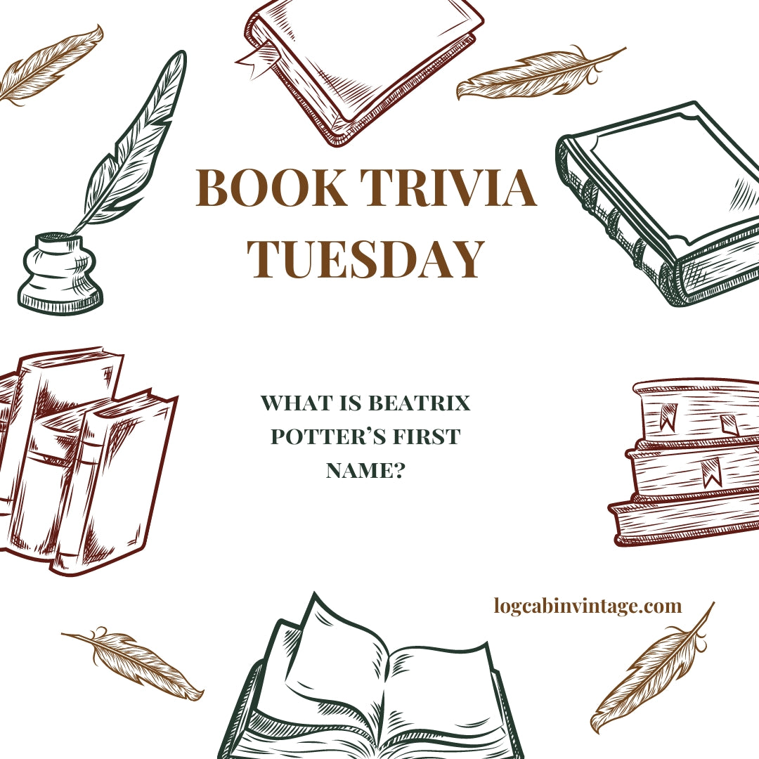 Book Trivia Tuesday Week 14 - Log Cabin Vintage