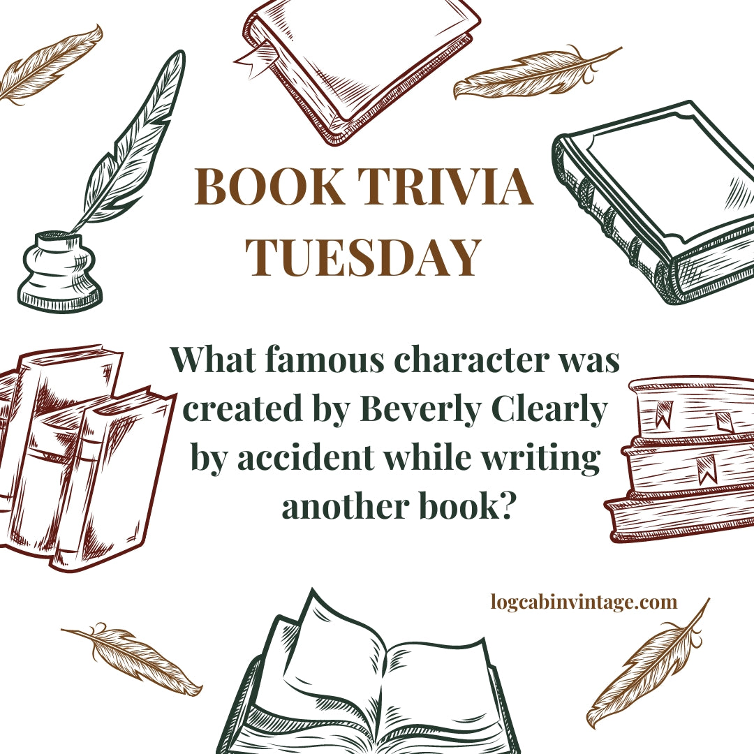 Tuesday Book Trivia Week 8 - Log Cabin Vintage