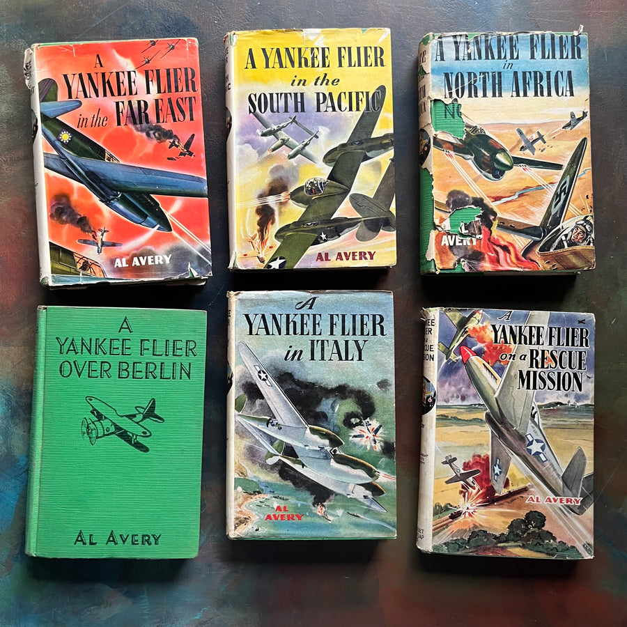 Set of Six Yankee Flyer/Flier WWII Books Written by Al Avery - Log ...