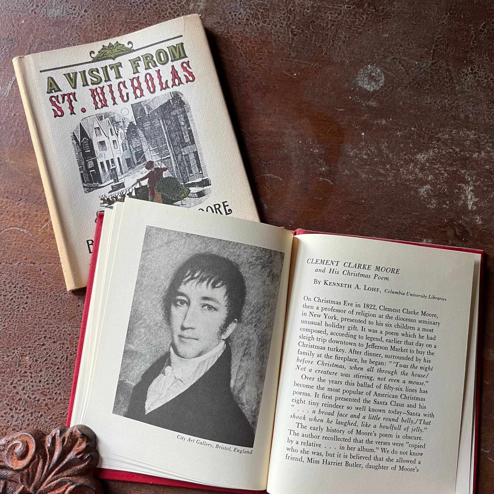 A Visit From St. Nicholas by Clement C. Moore 1971 - Log Cabin Vintage