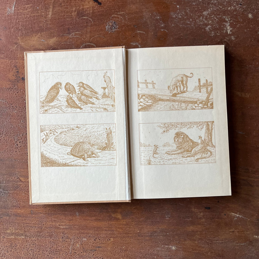 Aesop's Fables - 1928 John C. Winston Edition - Log Cabin Vintage