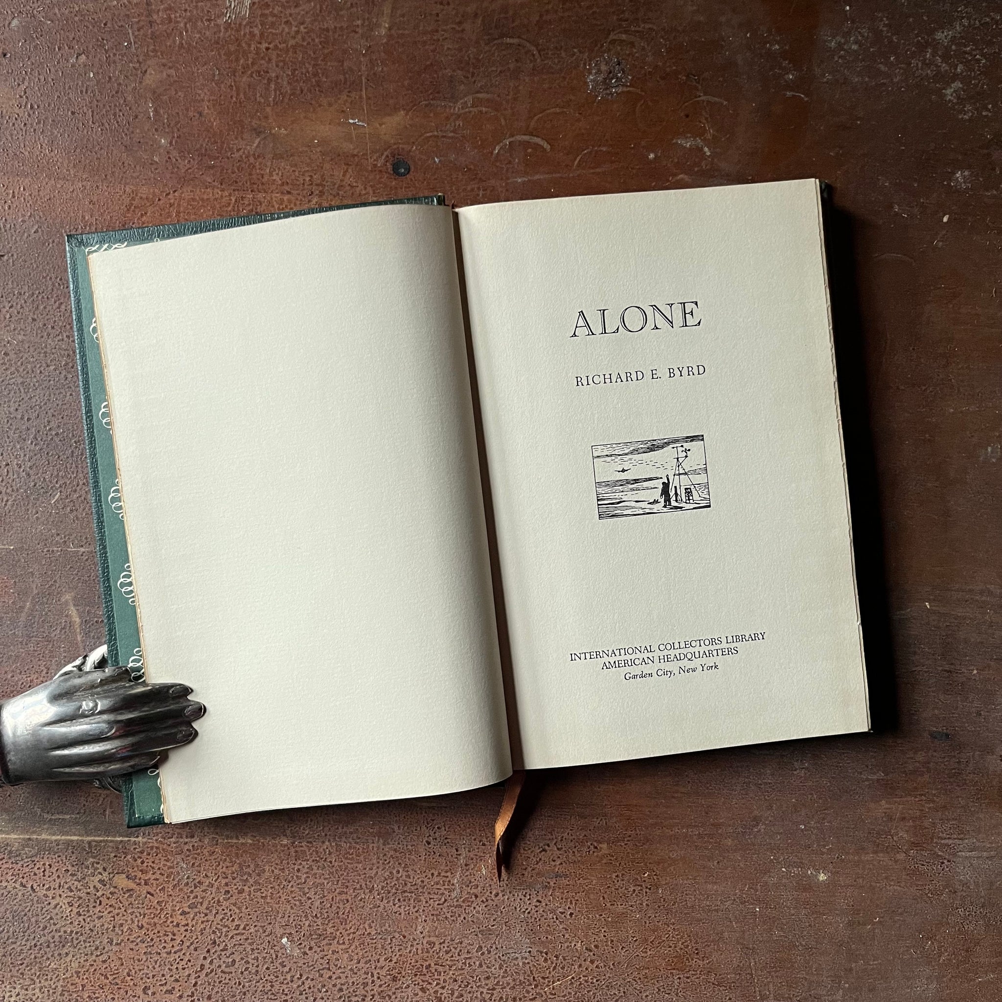 Alone by Richard E. Byrd - 1938 International Collectors Library Editi ...