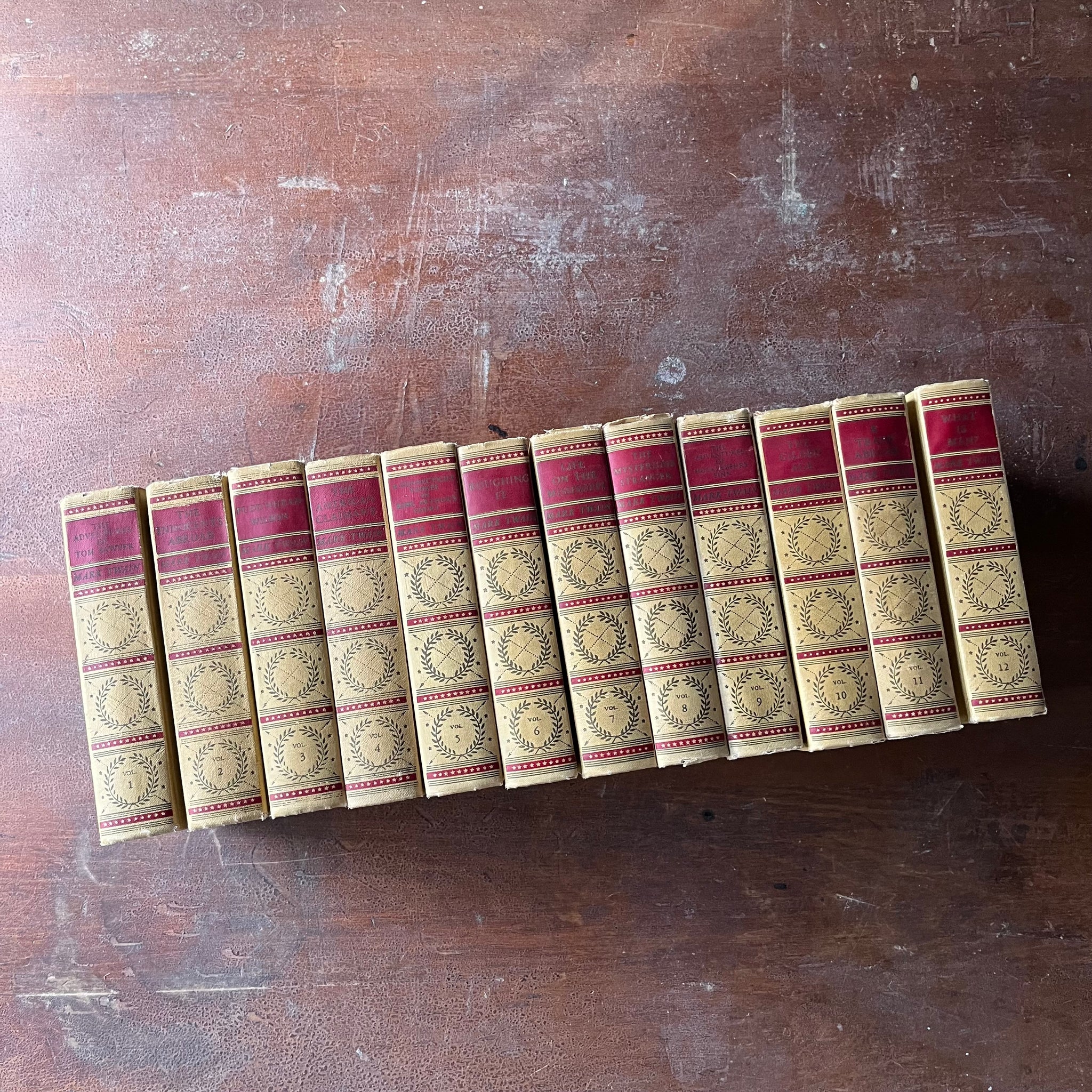 The Complete Works of Mark Twain - American Artists Edition - 12 Volum ...