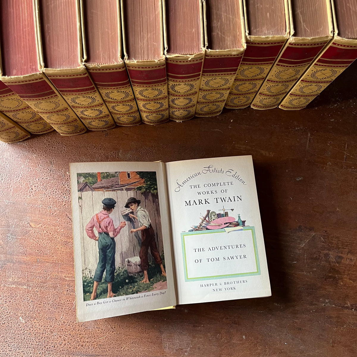 The Complete Works of Mark Twain - American Artists Edition - 12 Volum ...