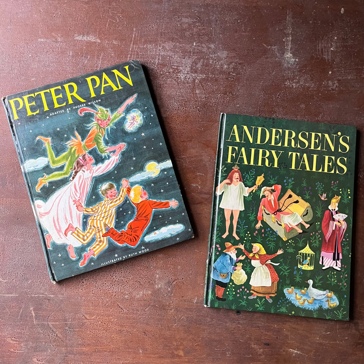 Andersen's Fairy Tales & Peter Pan - Large Vintage Editions - Log Cabin Vintage