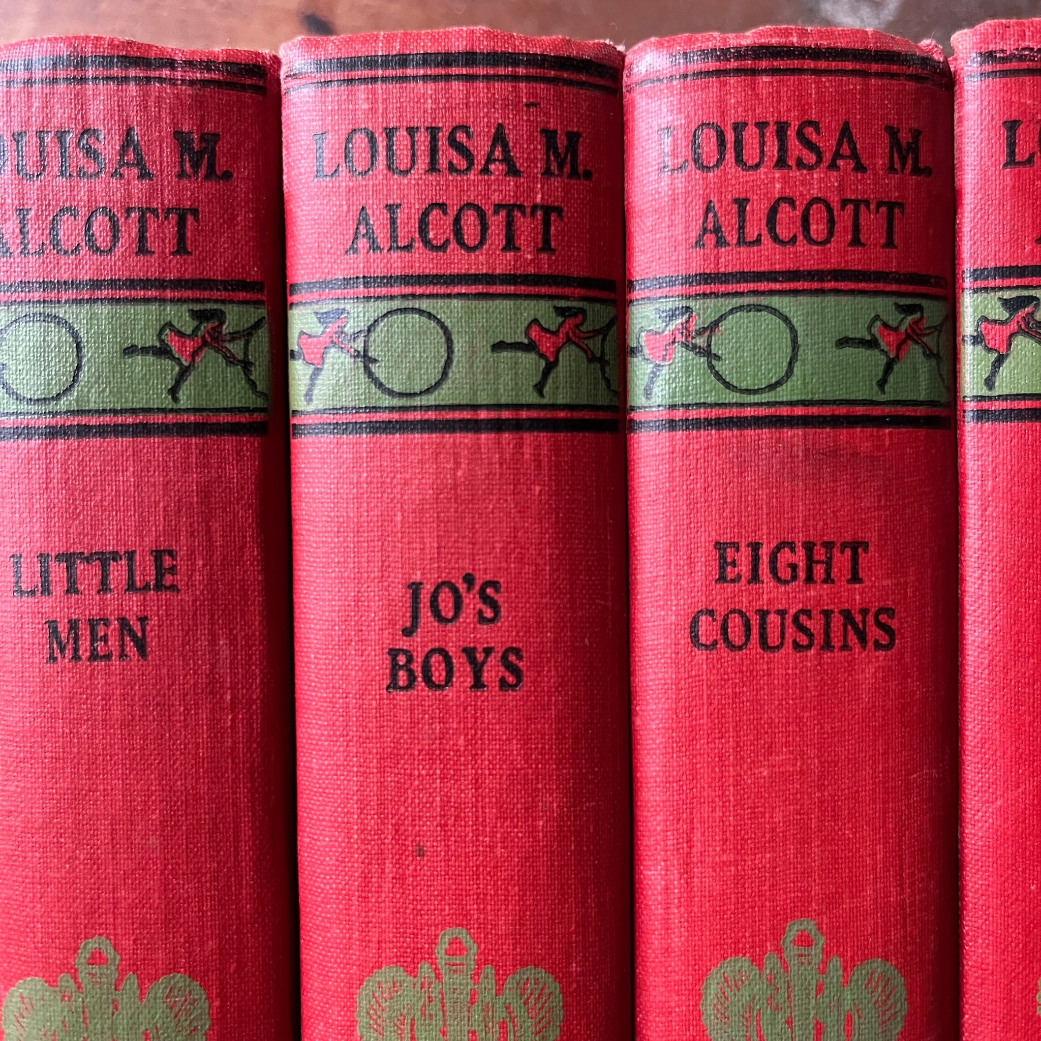 Louisa May Alcott Six Antique Book Set: Little Women, Little Men, Jo's ...