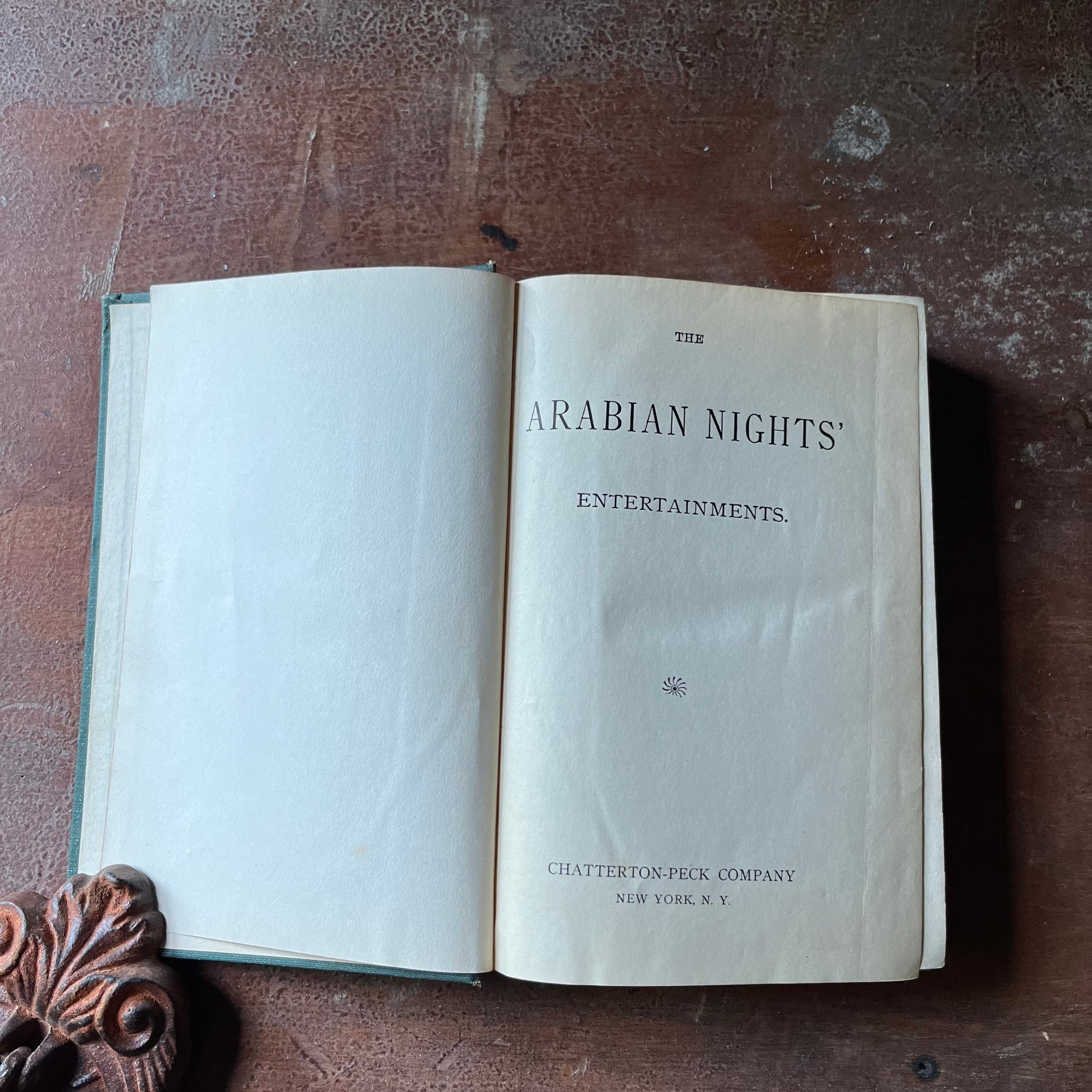 The Arabian Nights' Entertainments - Chatteron-Peck Company Edition ...