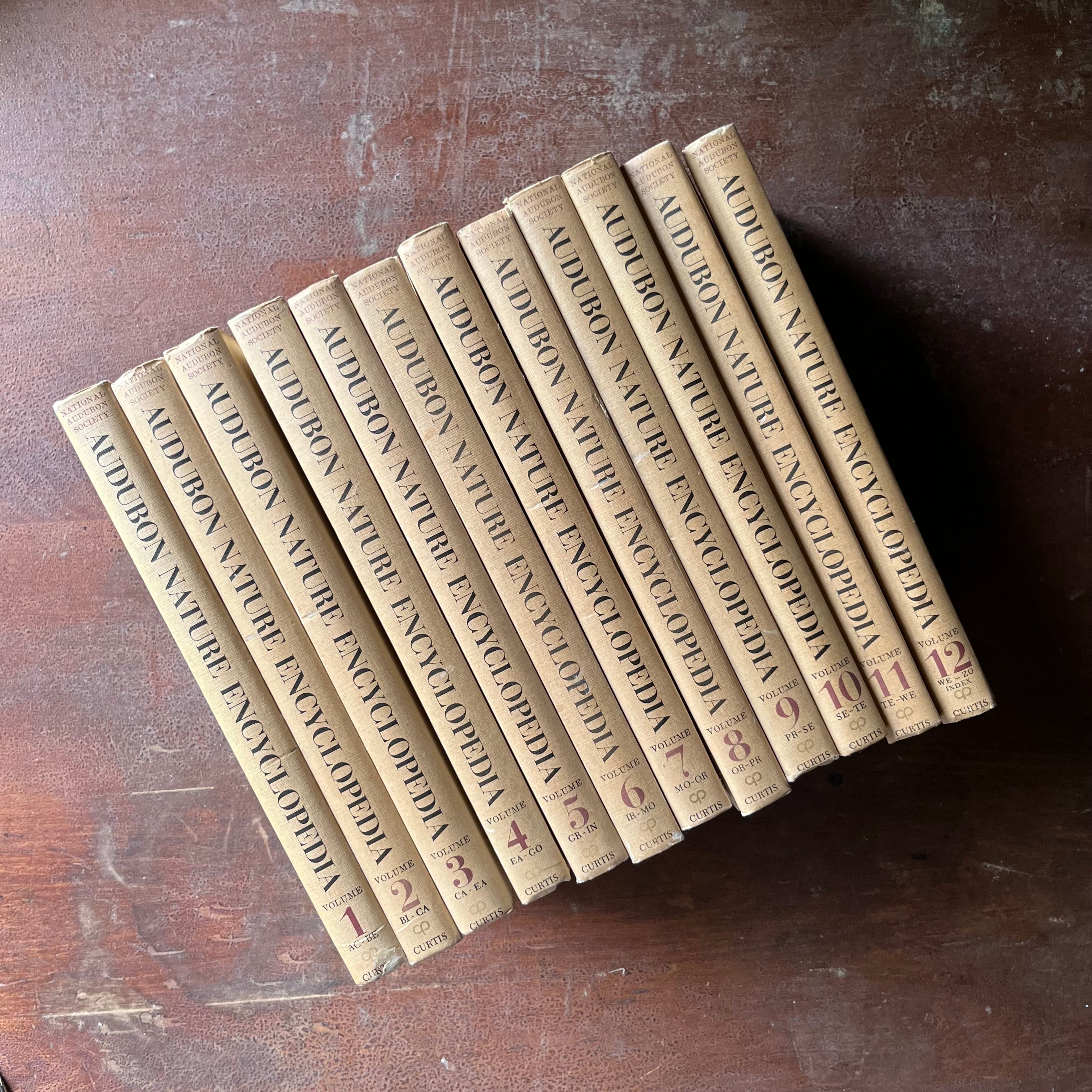 Audubon Nature Encyclopedia Complete 12 Volume Set - 1965 Edition - Log ...