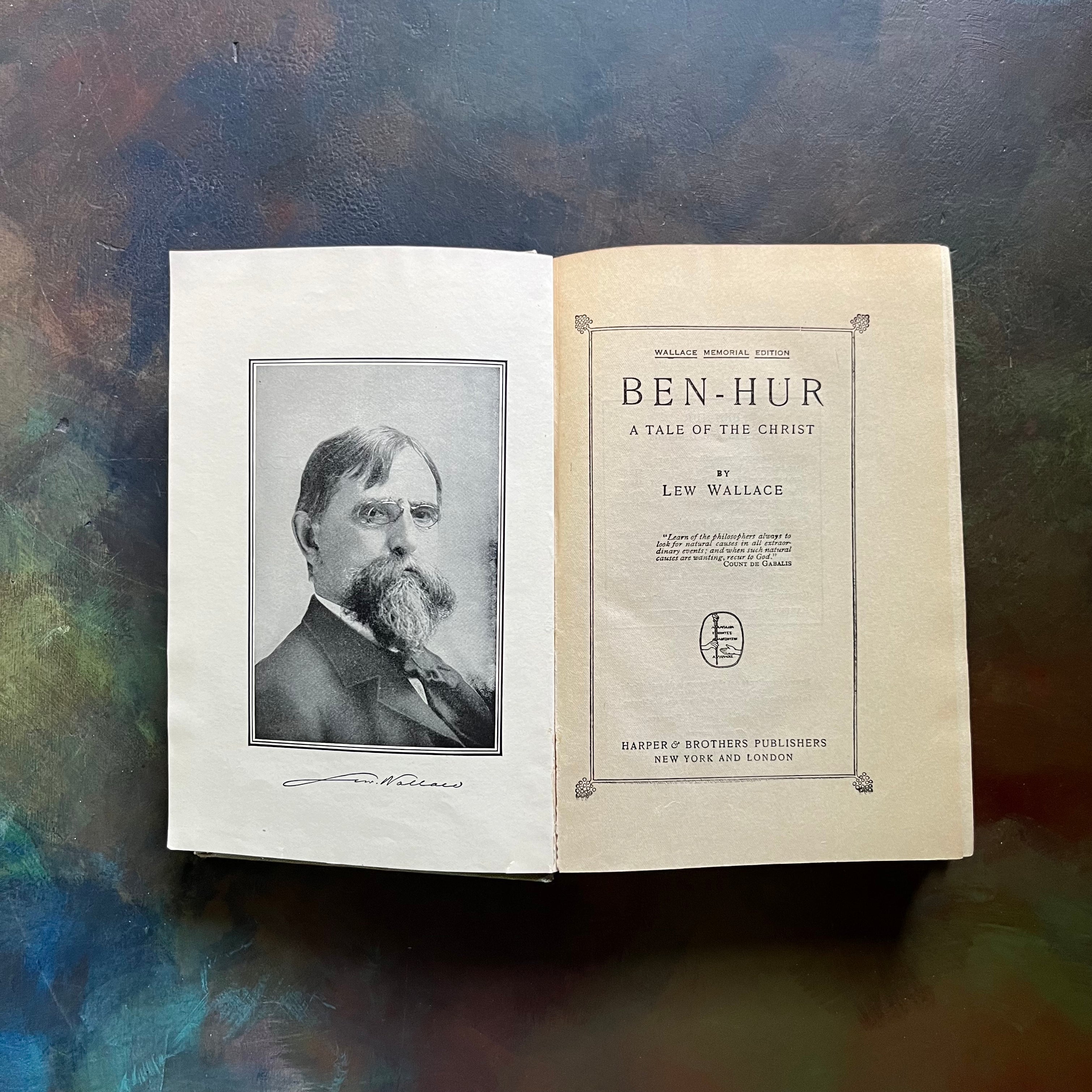 RESERVED - Pair of Ben Hur A Tale of the Christ Books by Lew Wallace ...
