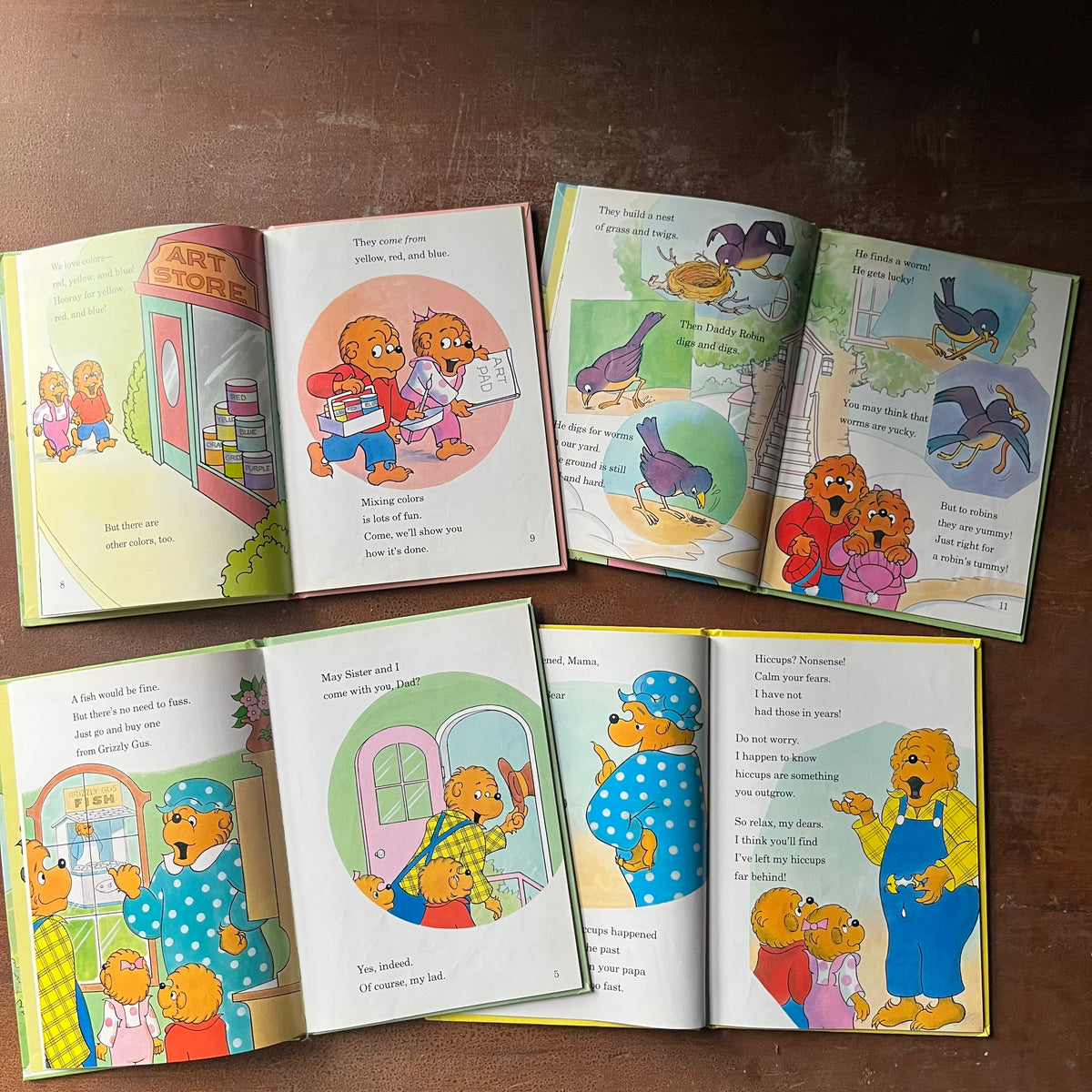 The Berenstain Bears Book Set - The Hiccup Cure, Perfect Fishing Spot ...