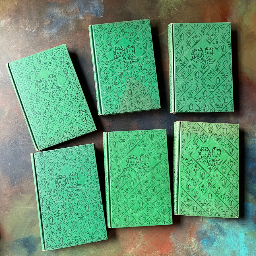 Bobbsey Twins Six Book Set by Laura Lee Hope - Log Cabin Vintage