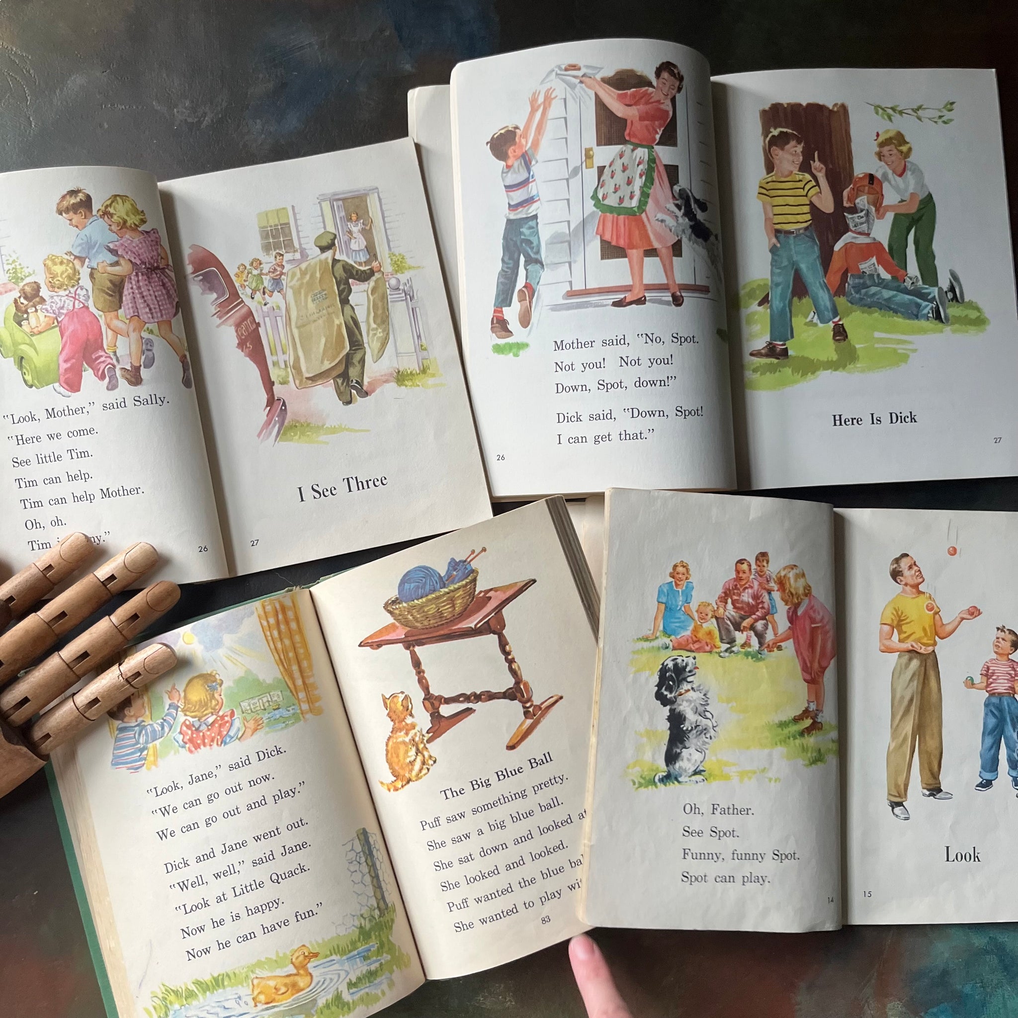 Cathedral Basic Readers: Fun with Dick & Jane Book Set - Log Cabin Vintage