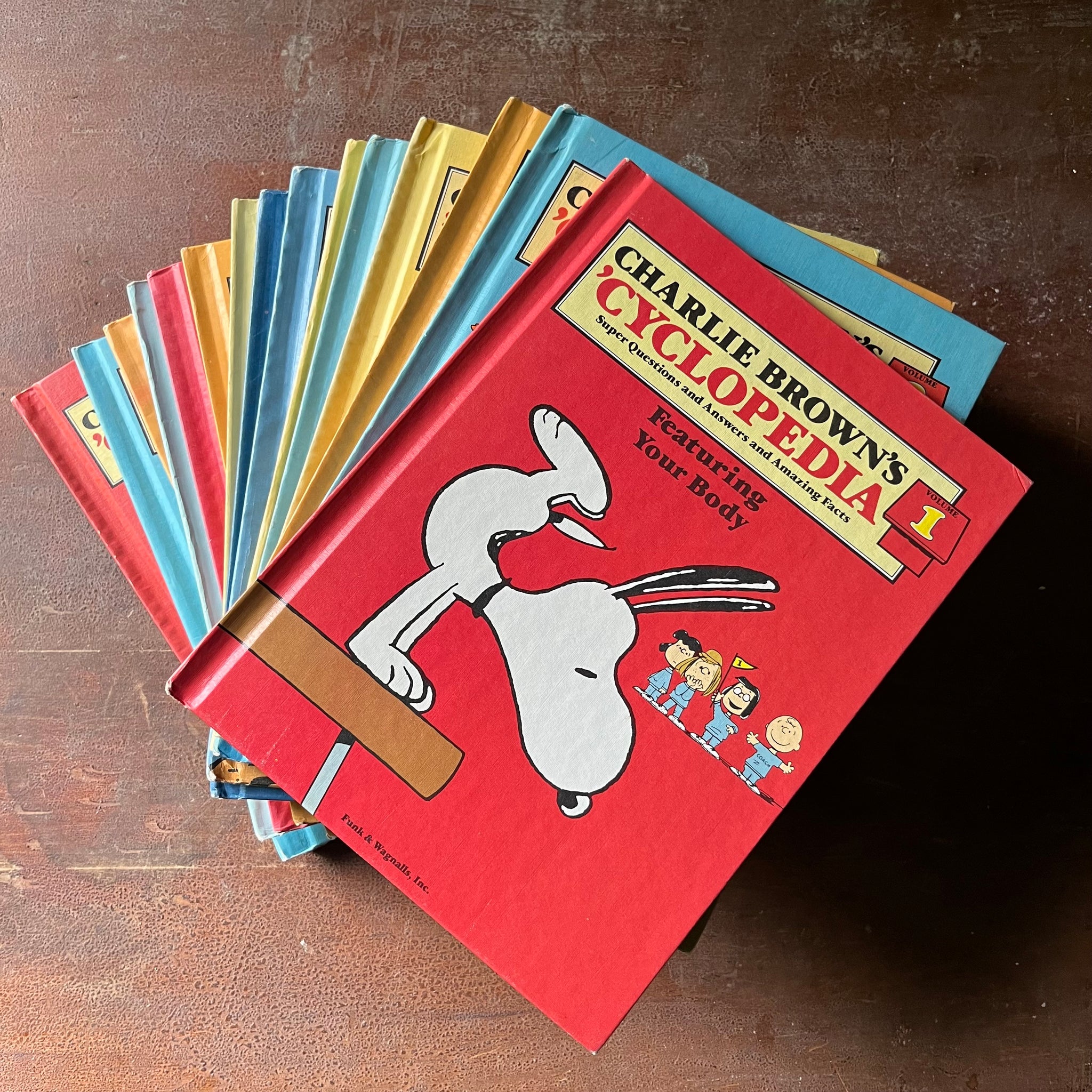 Charlie Brown's 'Cyclopedia Complete 15 Book Set - Log Cabin Vintage
