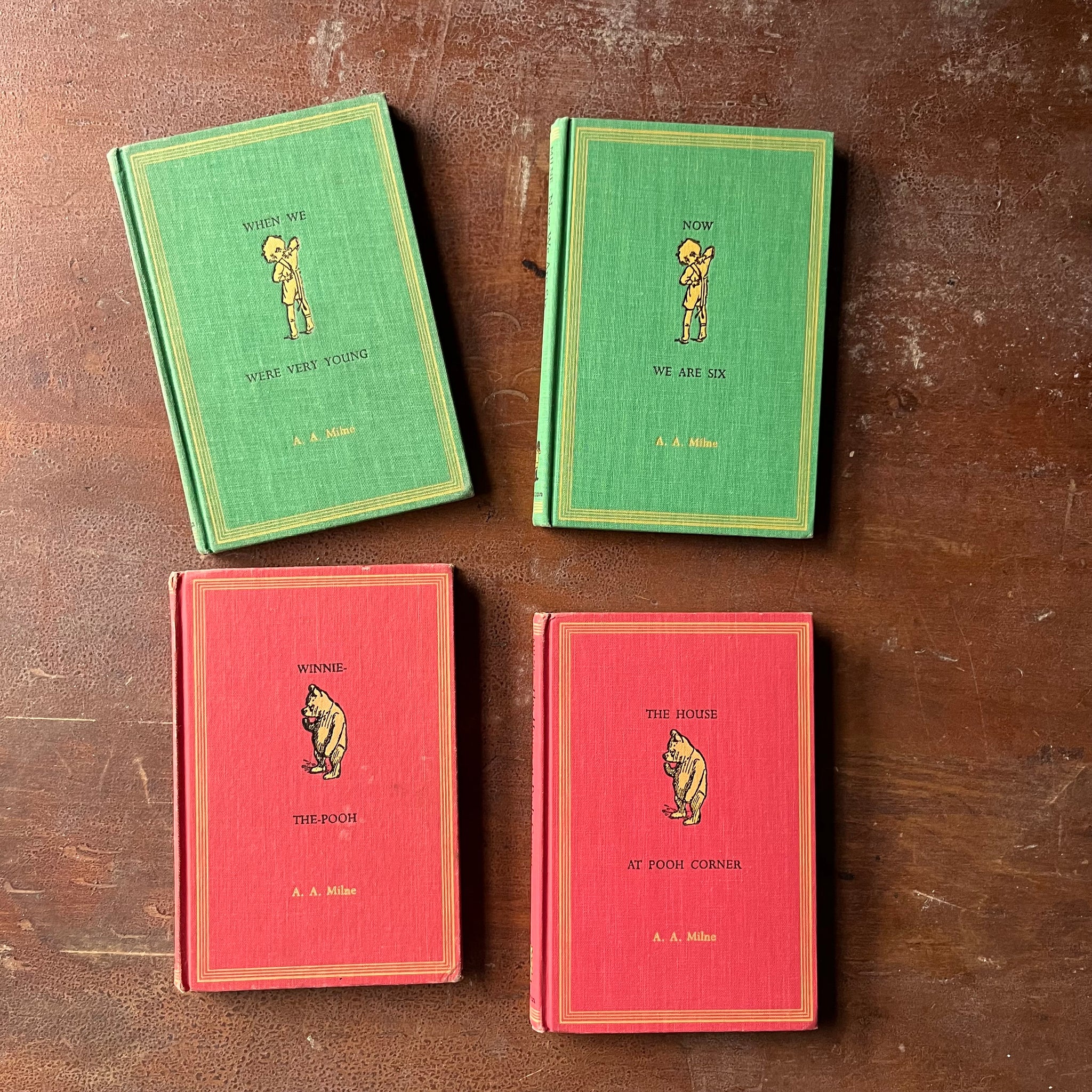 Set of Four Winnie The Pooh Books by A. A. Milne When We Were Very You ...