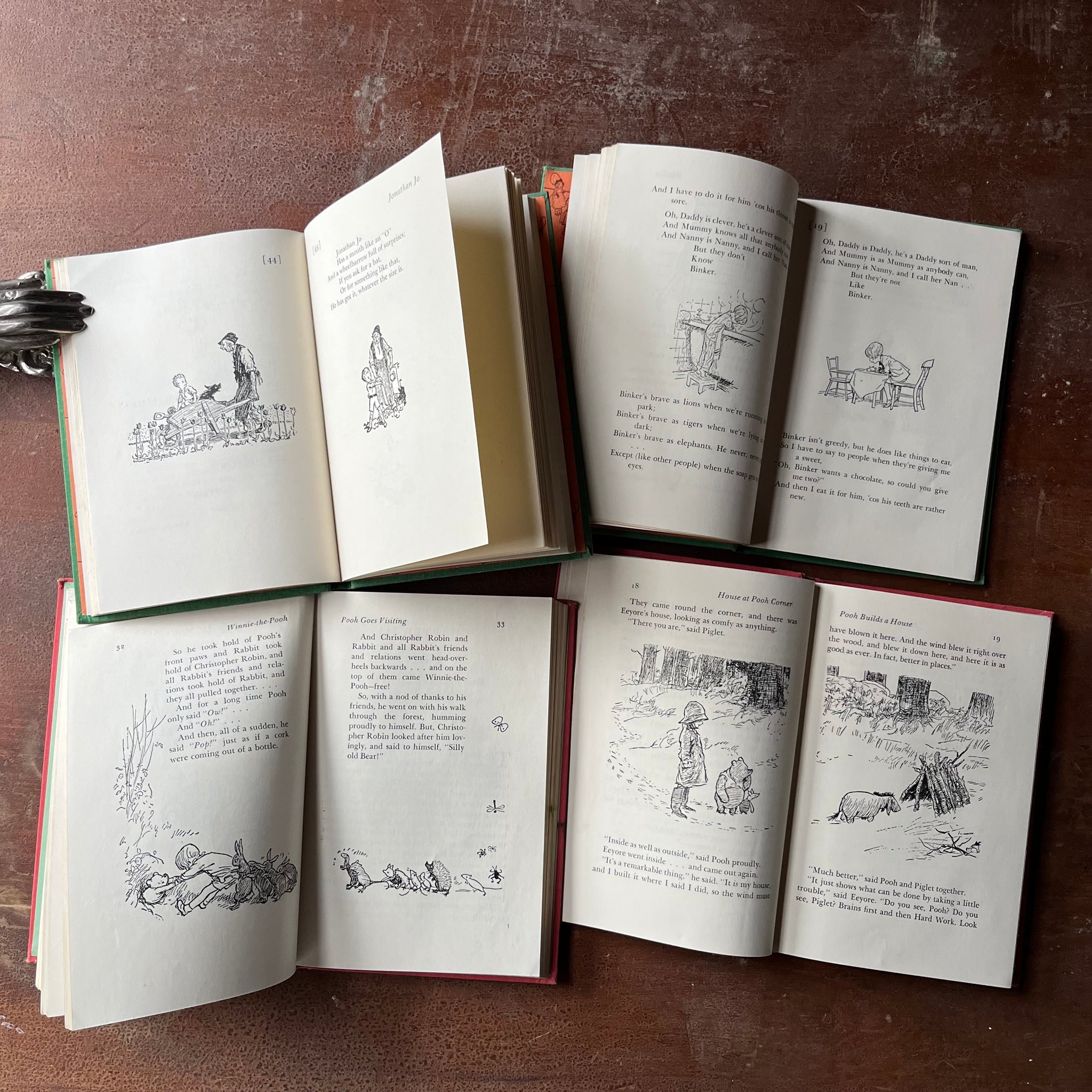 Set of Four Winnie The Pooh Books by A. A. Milne When We Were Very You ...