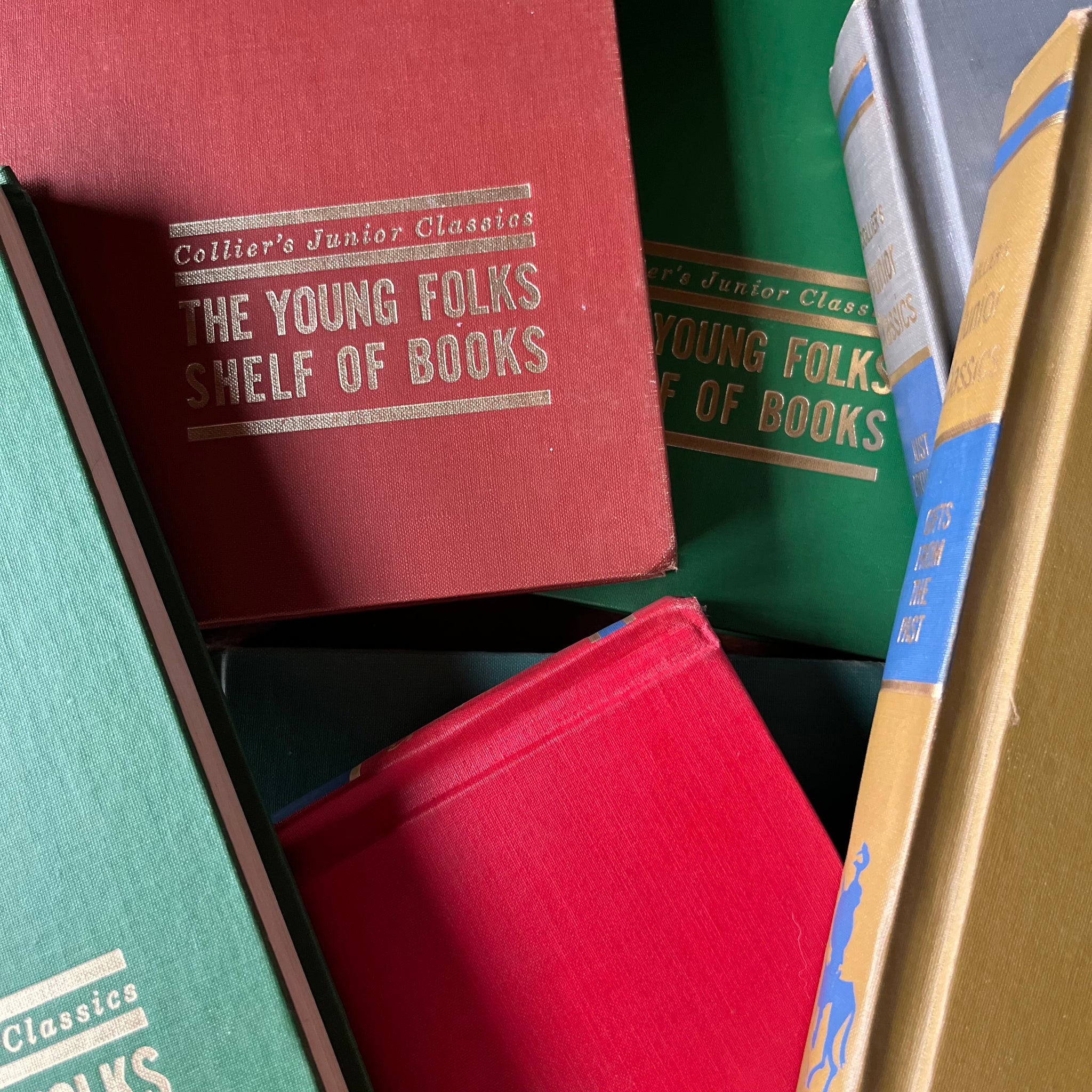 Collier's Junior Classics Young Folks Shelf of Books - 1962 First Prin ...