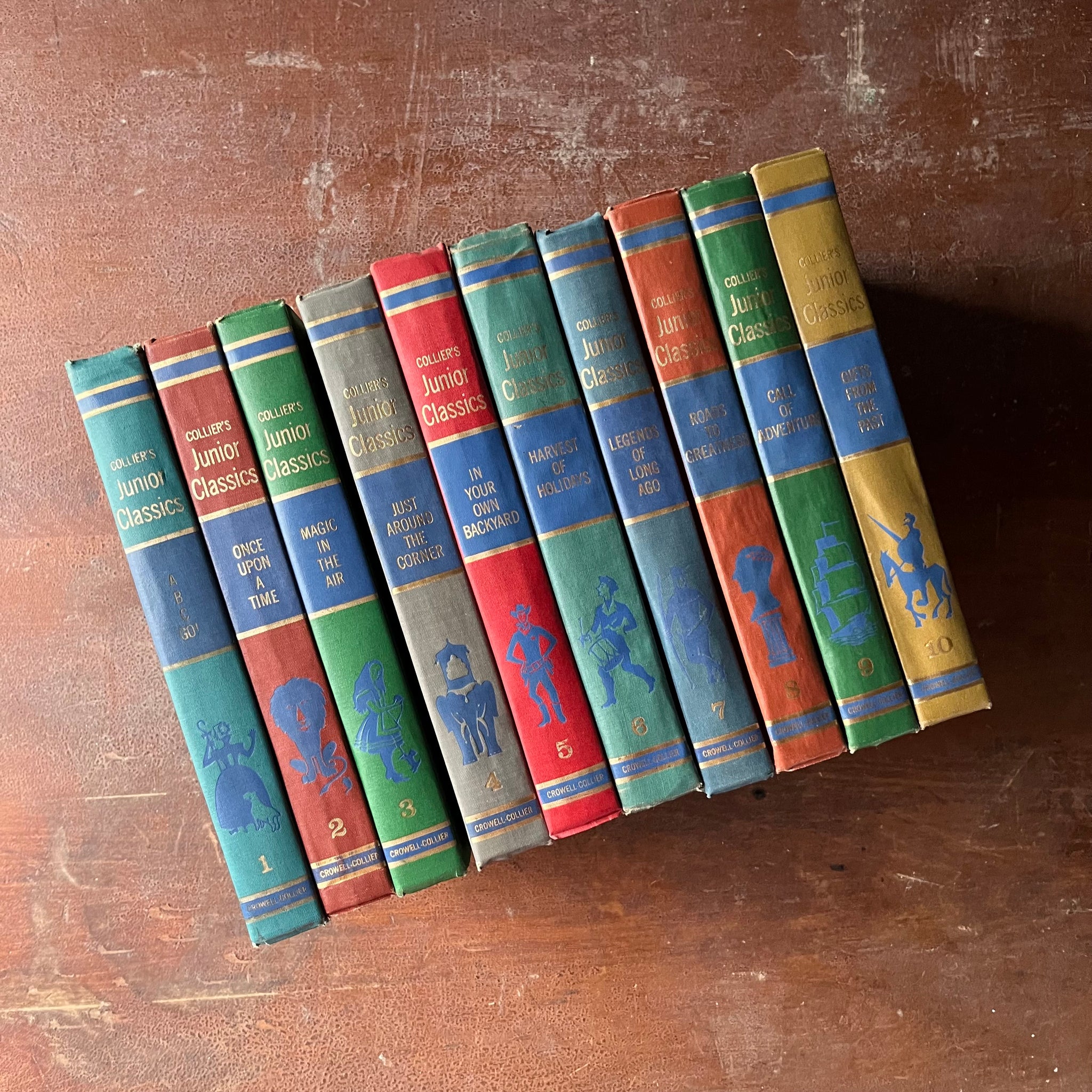 Collier's Junior Classics Young Folks Shelf of Books - 1962 First Prin ...