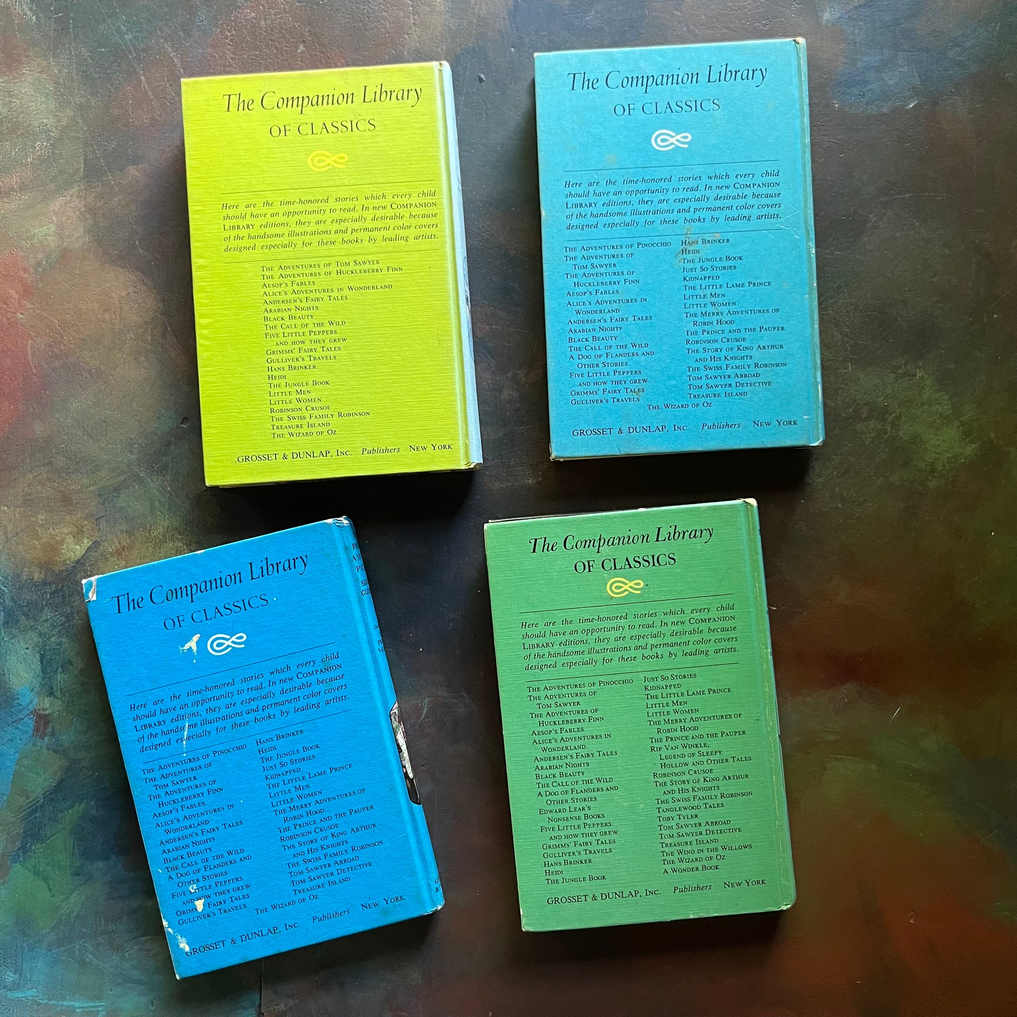 Companion Library 4 Book Set - Tanglewood Tales, The Prince & the Paup ...