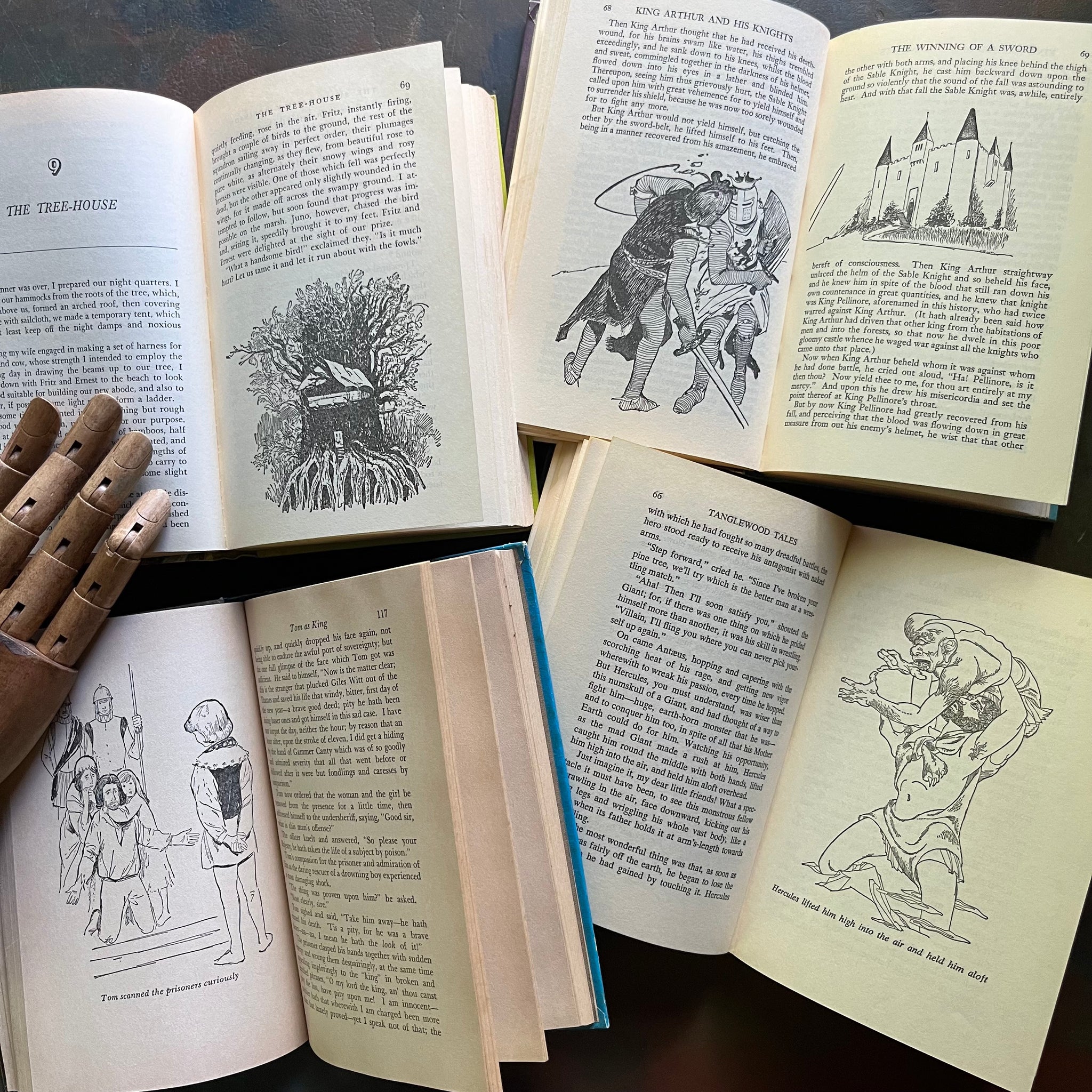 Companion Library 4 Book Set - Tanglewood Tales, The Prince & the Paup ...