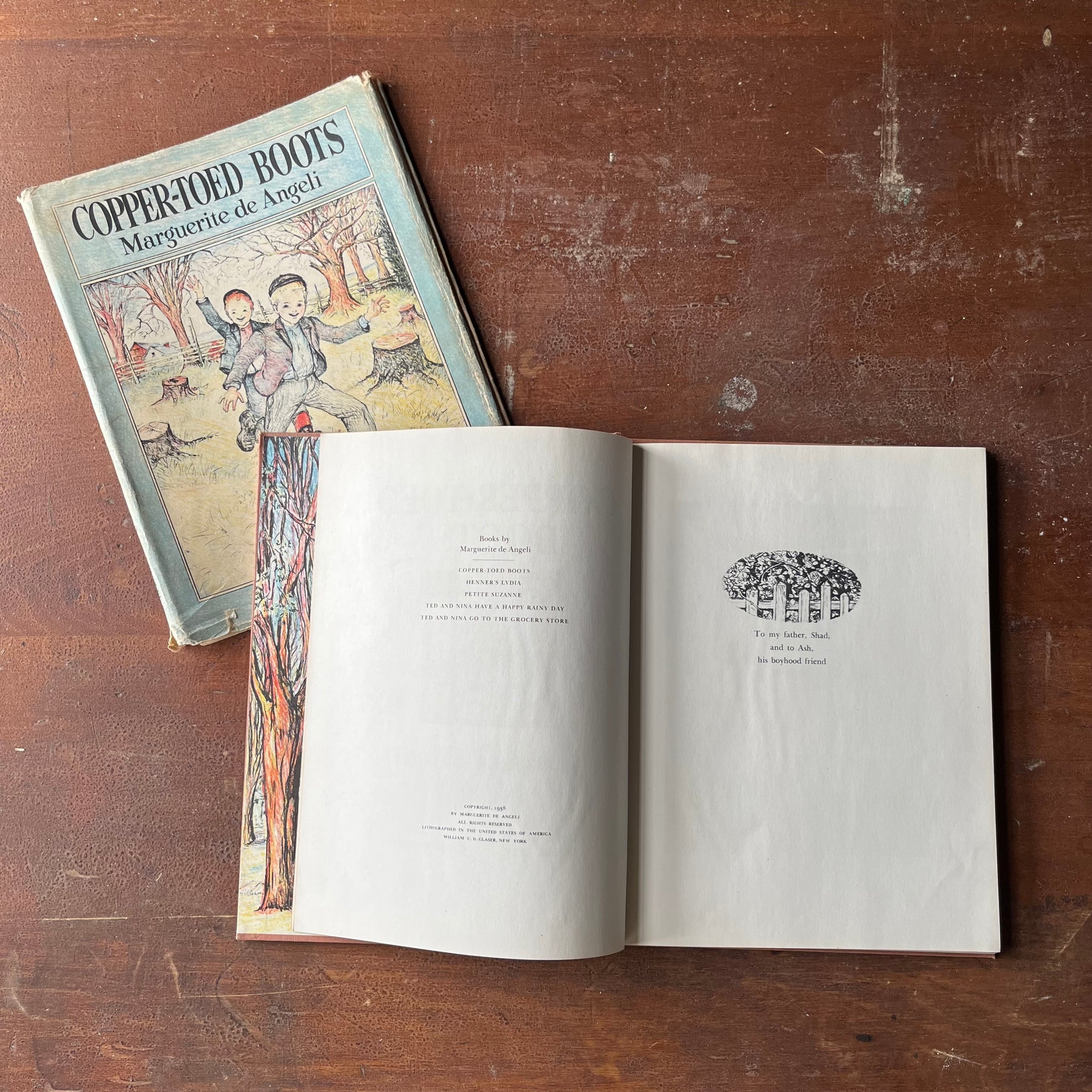 Copper-Toed Boots by Marguerite de Angeli - 1938 Autographed Edition ...