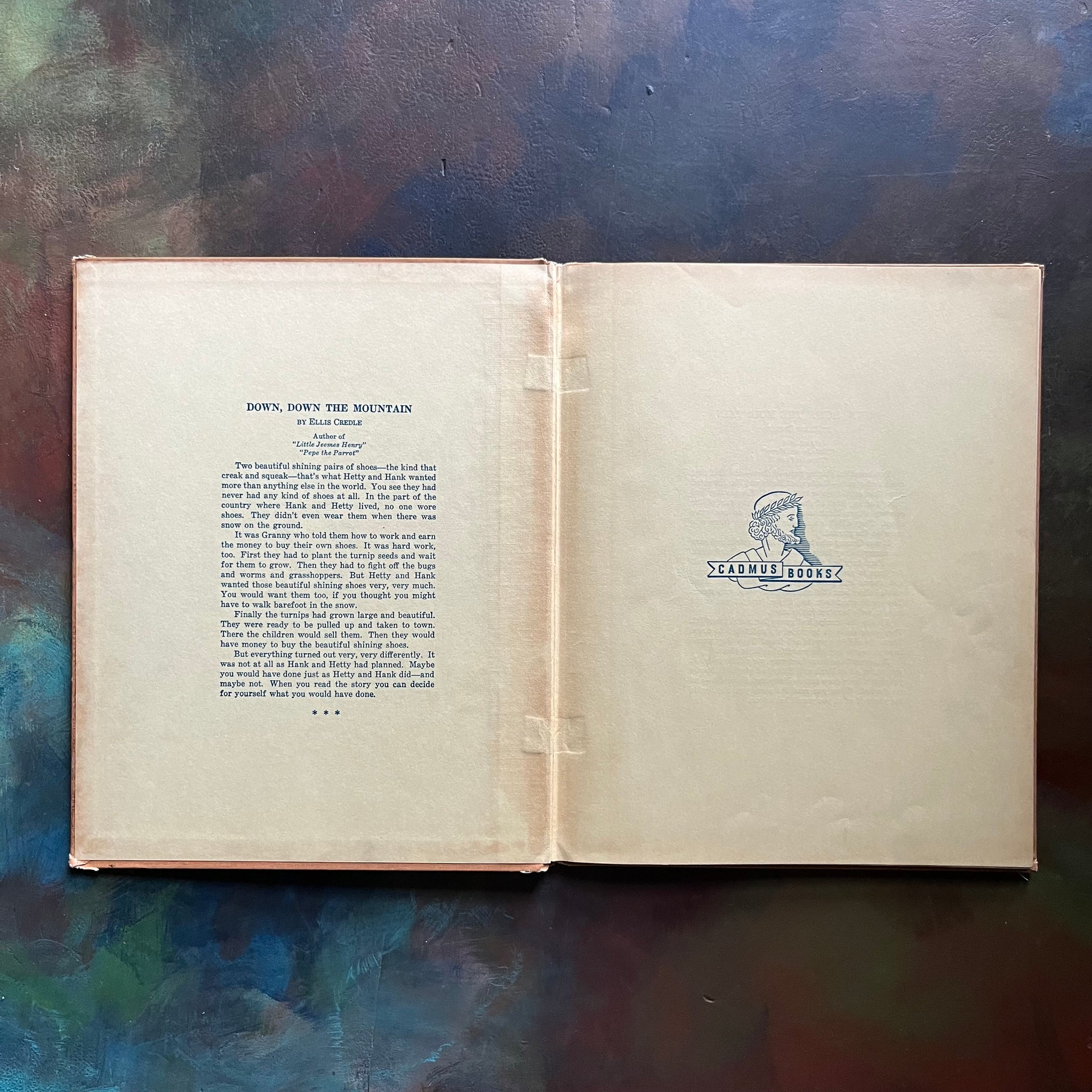 Down Down The Mountain by Ellis Credle - A 1934 Cadmus Books Edition ...