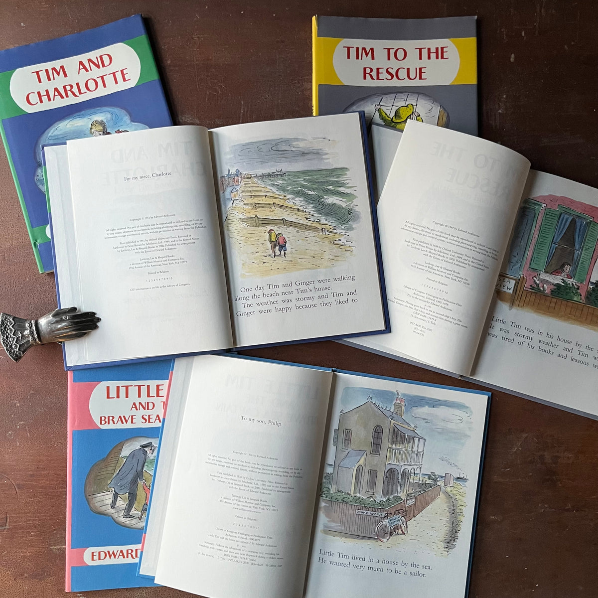 Edward Ardizzone Book Set: Little Tim & The Brave Sea Captain, Tim to ...