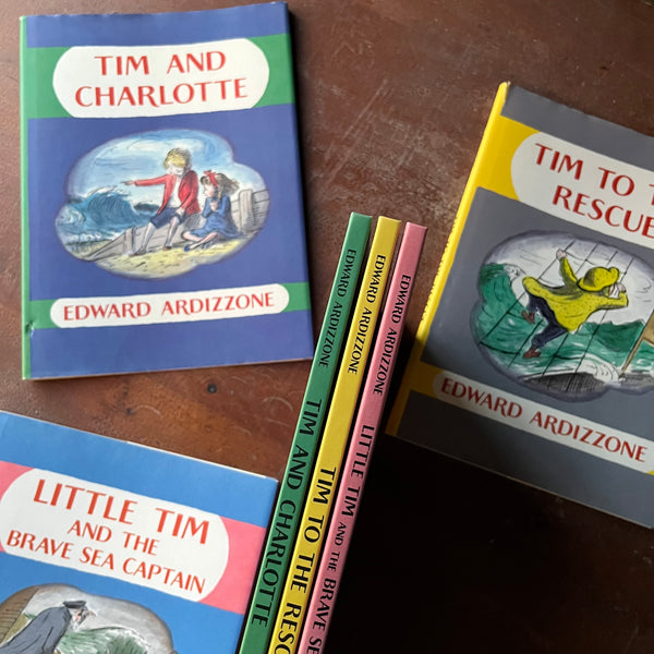 Edward Ardizzone Book Set: Little Tim & The Brave Sea Captain, Tim to ...