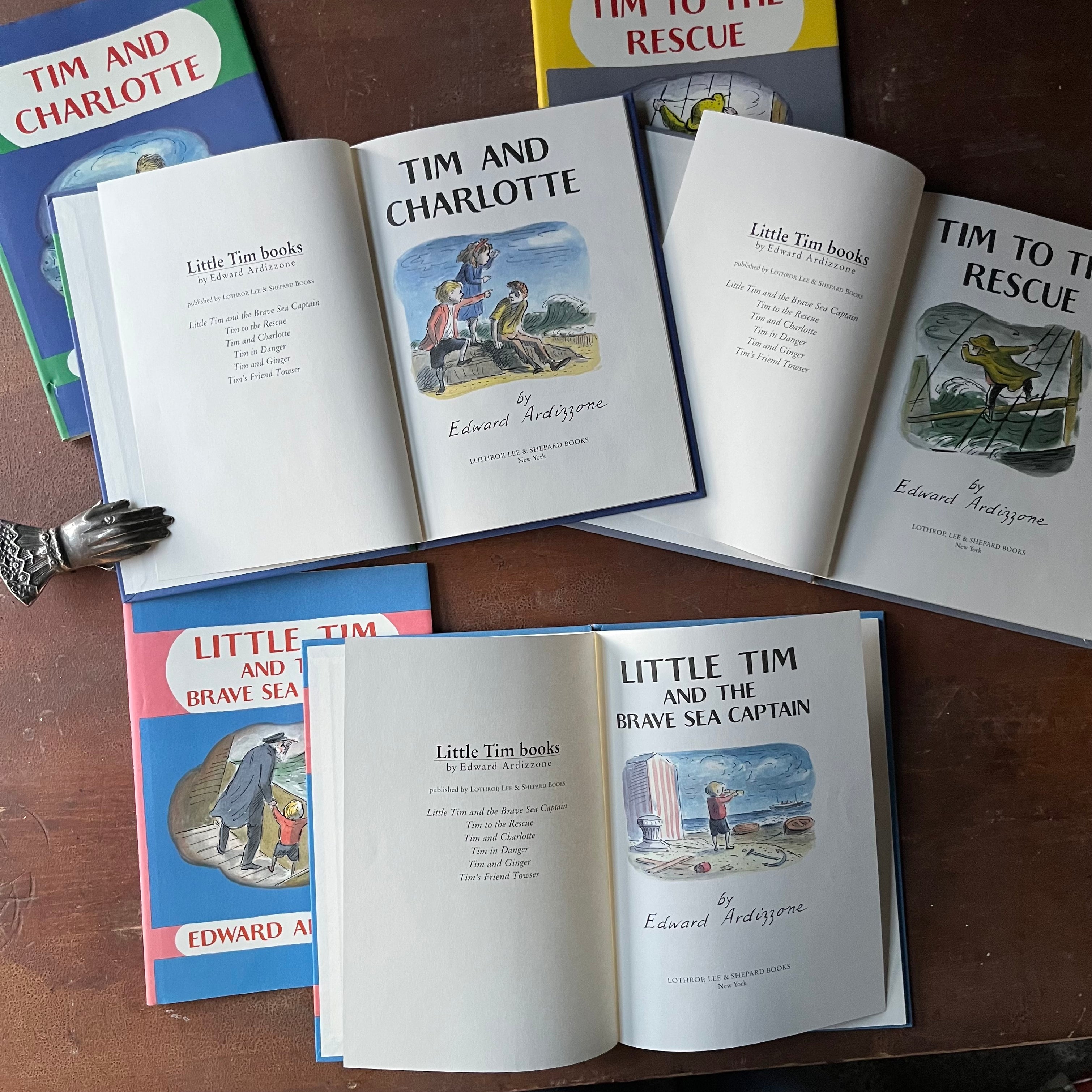 Edward Ardizzone Book Set: Little Tim & The Brave Sea Captain, Tim to ...