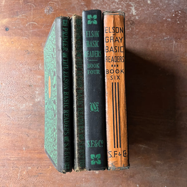 Elson-Gray Basic Readers Book Set - vintage school books - Log Cabin ...