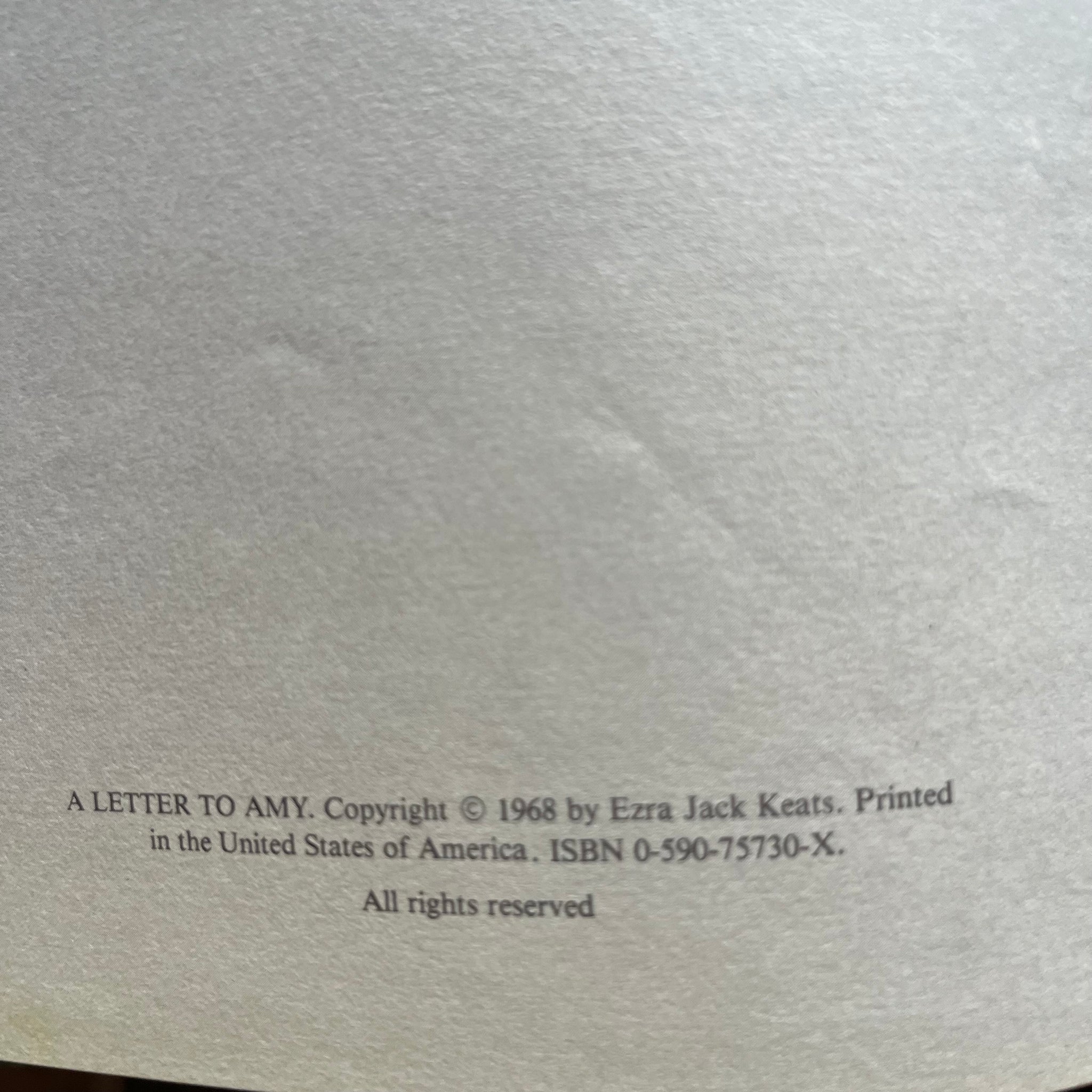 Ezra Jack Keats Picture Book Set - The Snowy Day, A Letter to Amy, Pet ...