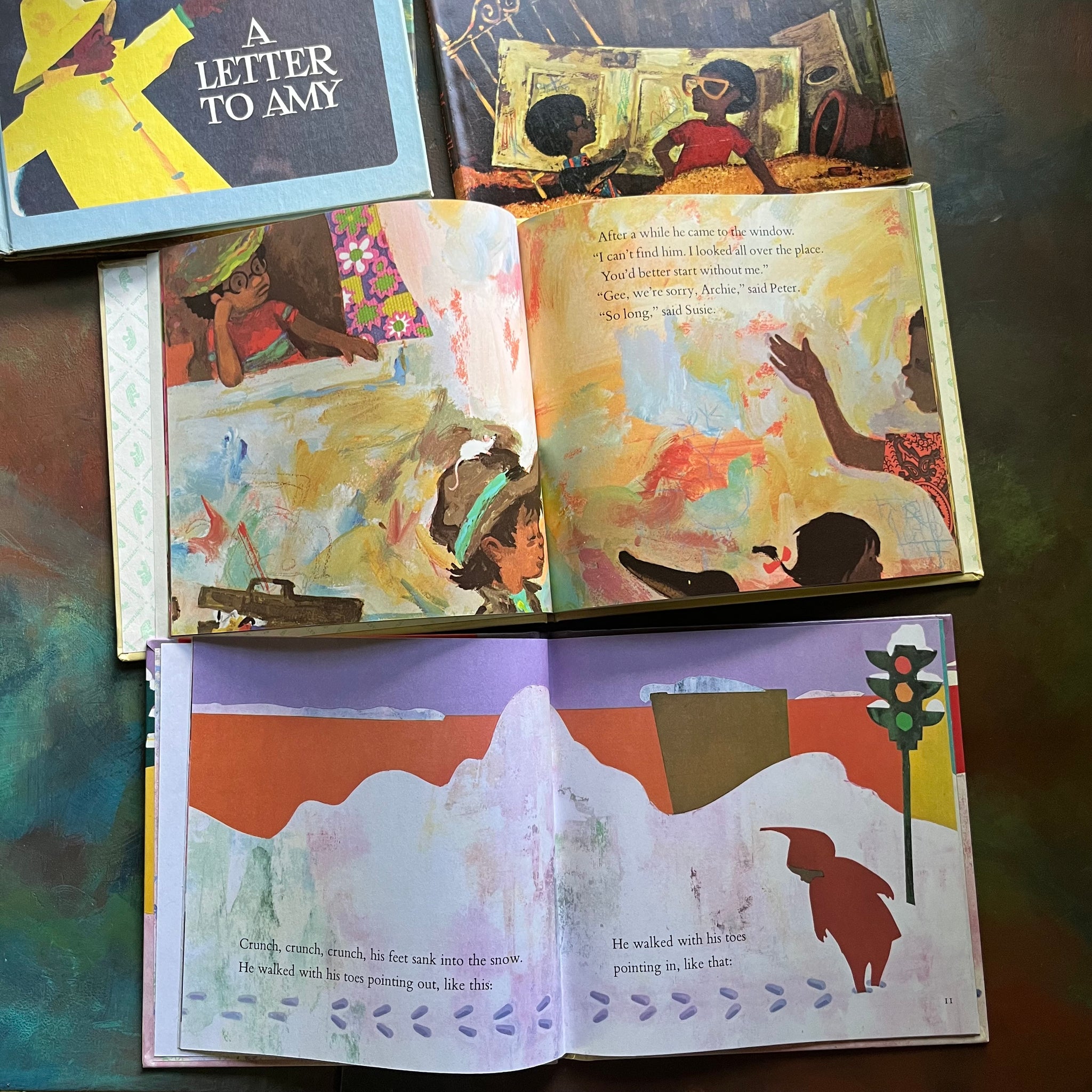 Ezra Jack Keats Picture Book Set - The Snowy Day, A Letter to Amy, Pet ...