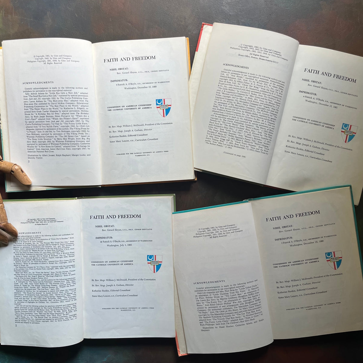 Faith & Freedom Basic Readers Vintage School Book Set by Ginn and ...