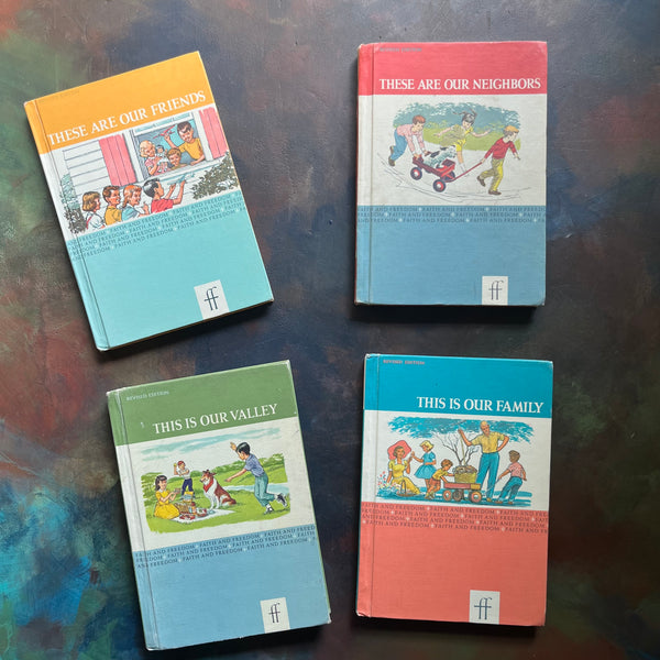 Faith & Freedom Basic Readers Vintage School Book Set by Ginn and ...