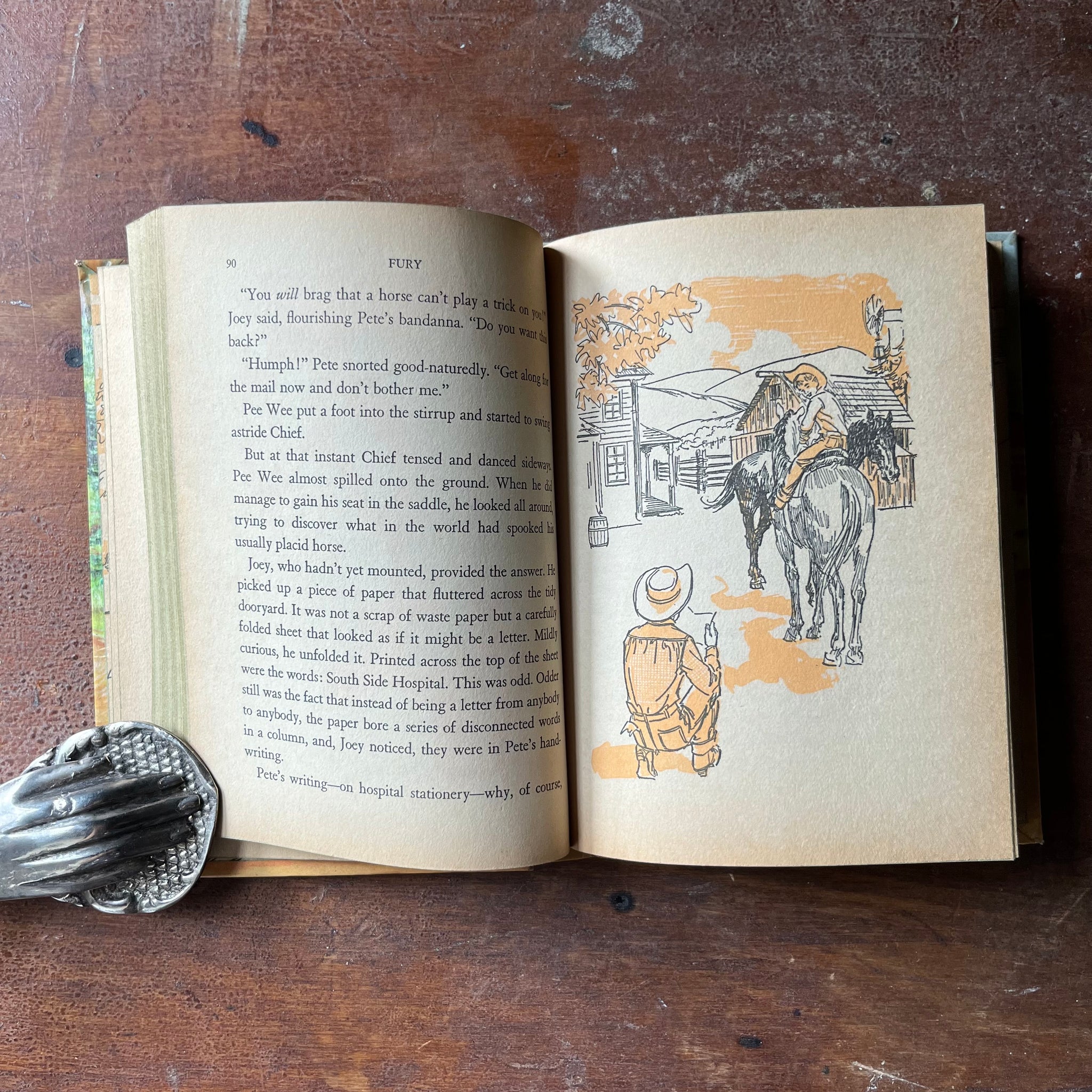 Fury and the Mystery at Trappers' Hole by Troy Nesbitt - 1959 Whitman ...