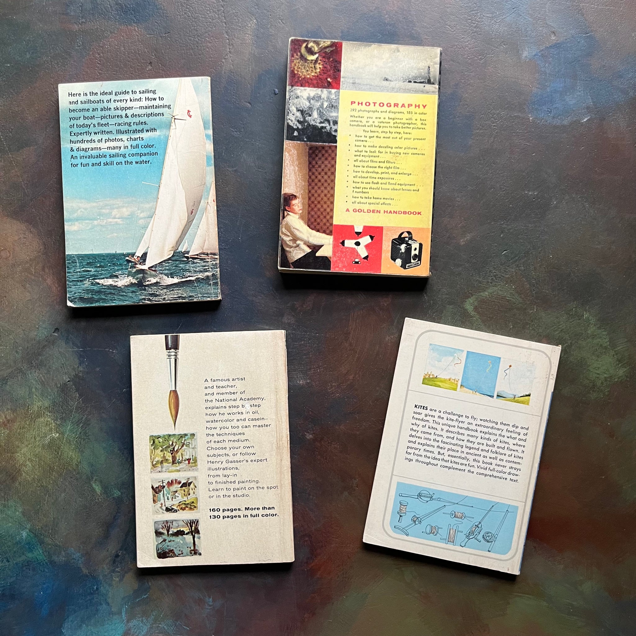 Vintage Golden Guides Book Set by Golden Press: Sailing, Photography ...
