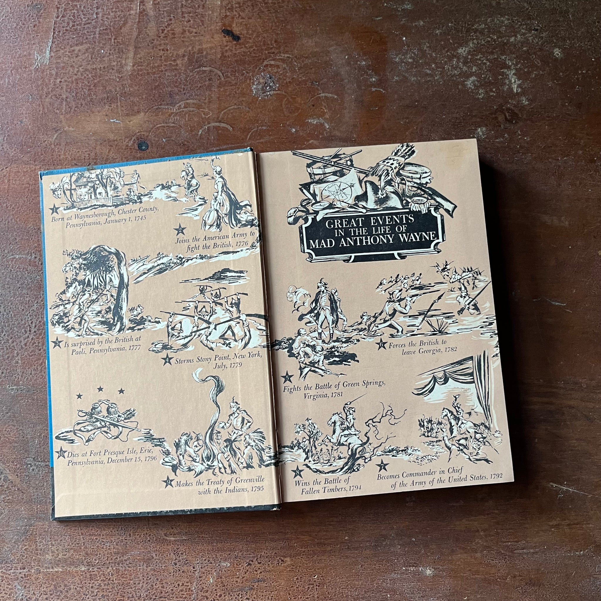 The Story of Mad Anthony Wayne - A 1953 Signature Series Children's Bo ...