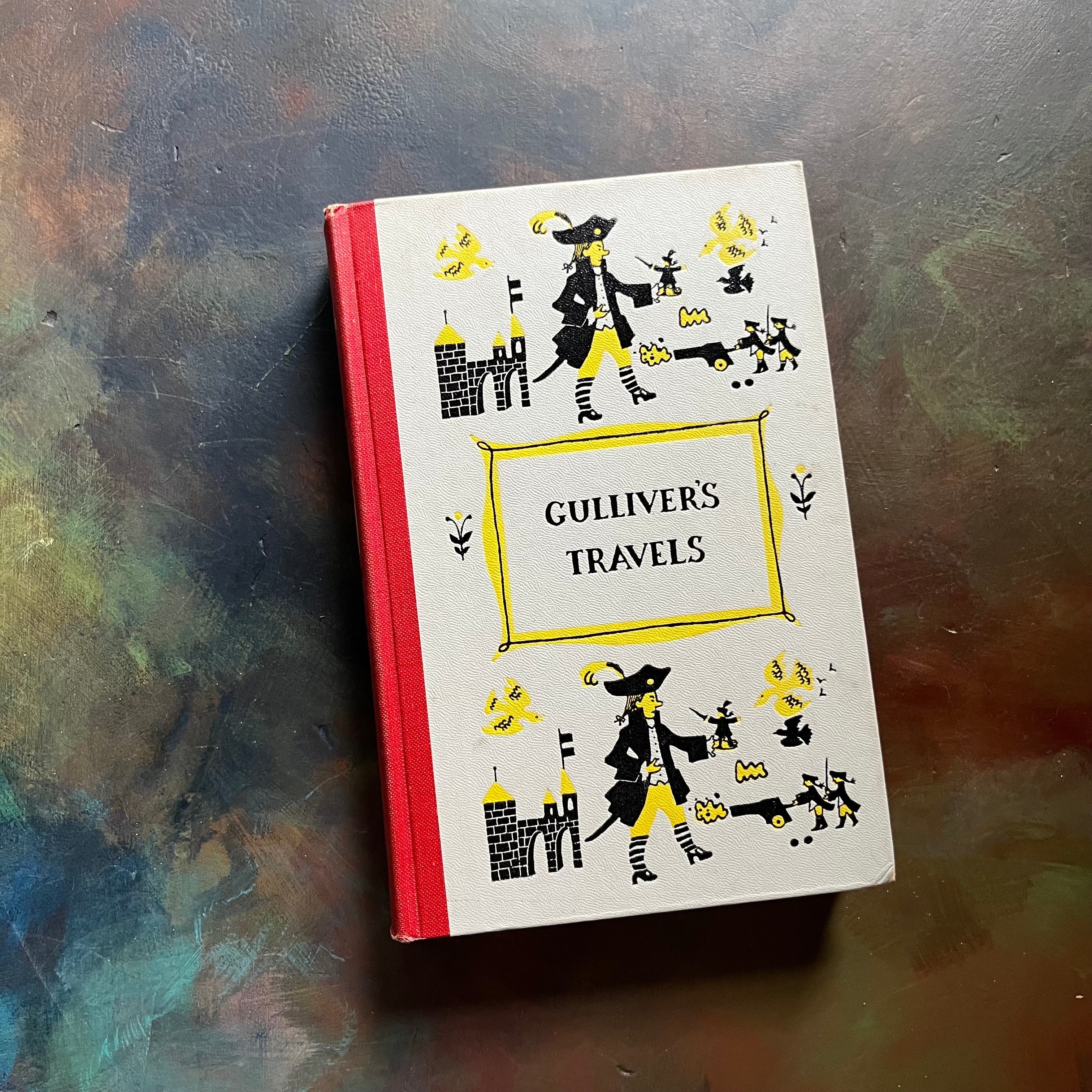 Gulliver's Travels - a 1954 Junior Deluxe Editions Hardcover Book - Log ...