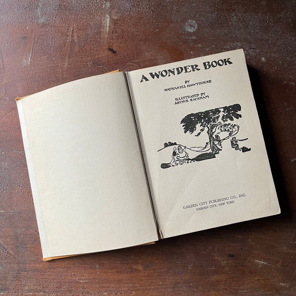 Hawthorne's Wonder Book by Nathaniel Hawthorne - Log Cabin Vintage