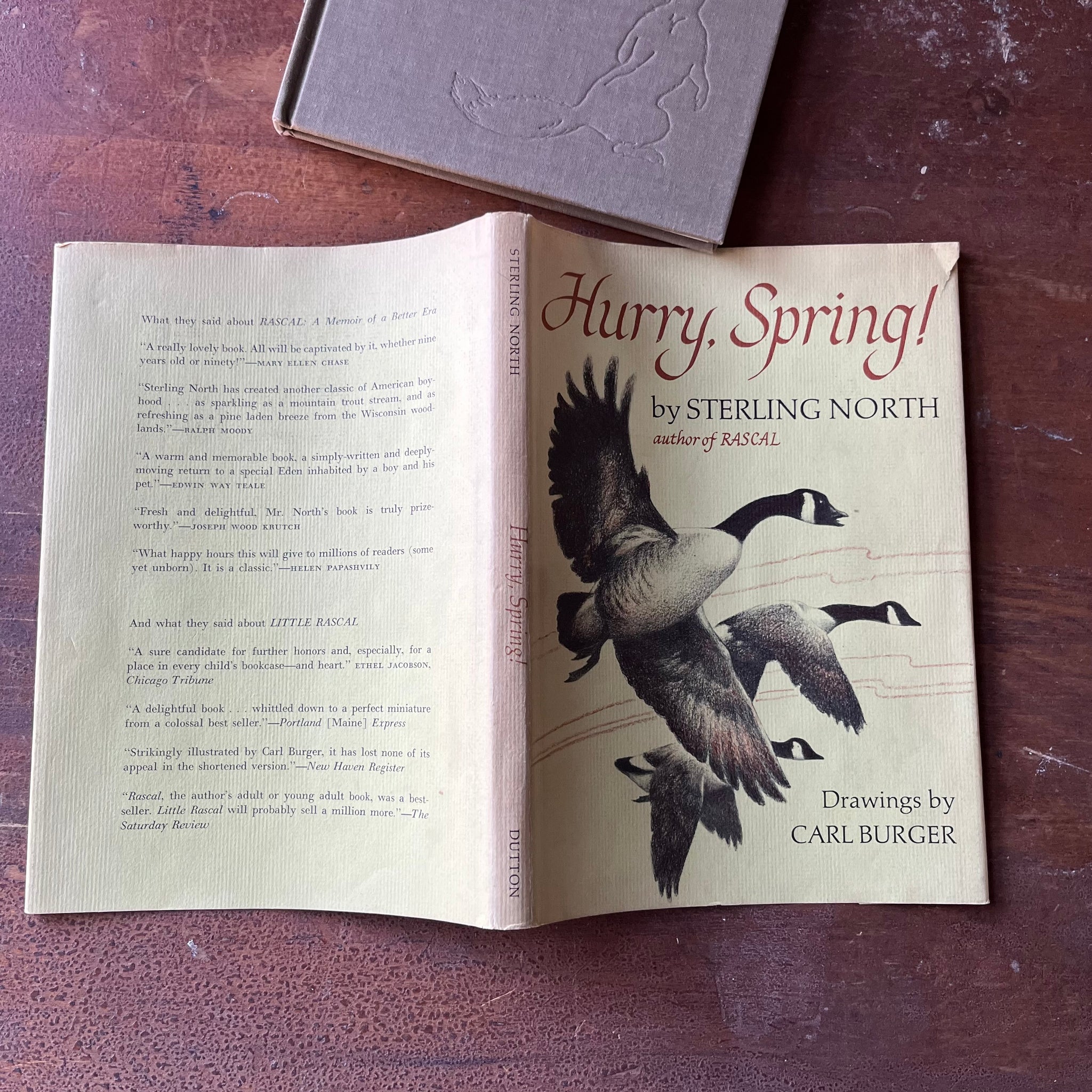 Hurry, Spring! by Sterling North with Illustrations by Carl Burger ...