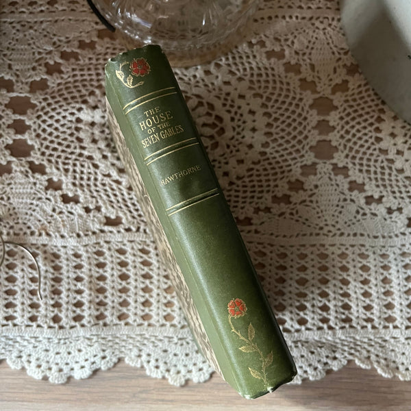 RESERVED - Antique Edition of The House of the Seven Gables - Log Cabin ...