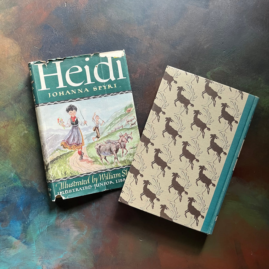 Heidi by Johanna Spyri - 1945 Illustrated Junior Library by Grosset ...