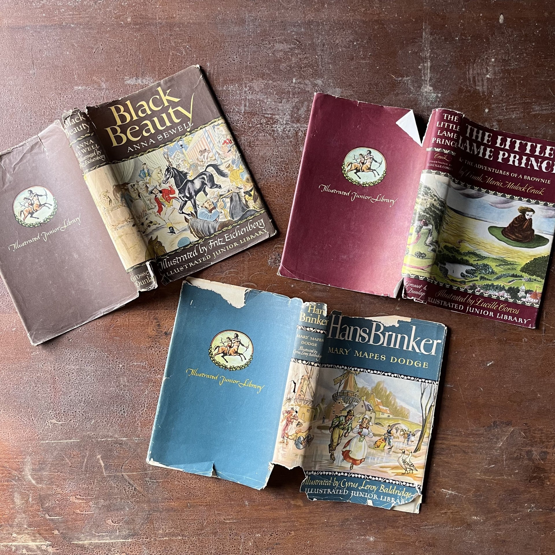 Illustrated Junior Library Edition Book Set: Black Beauty, The Little ...