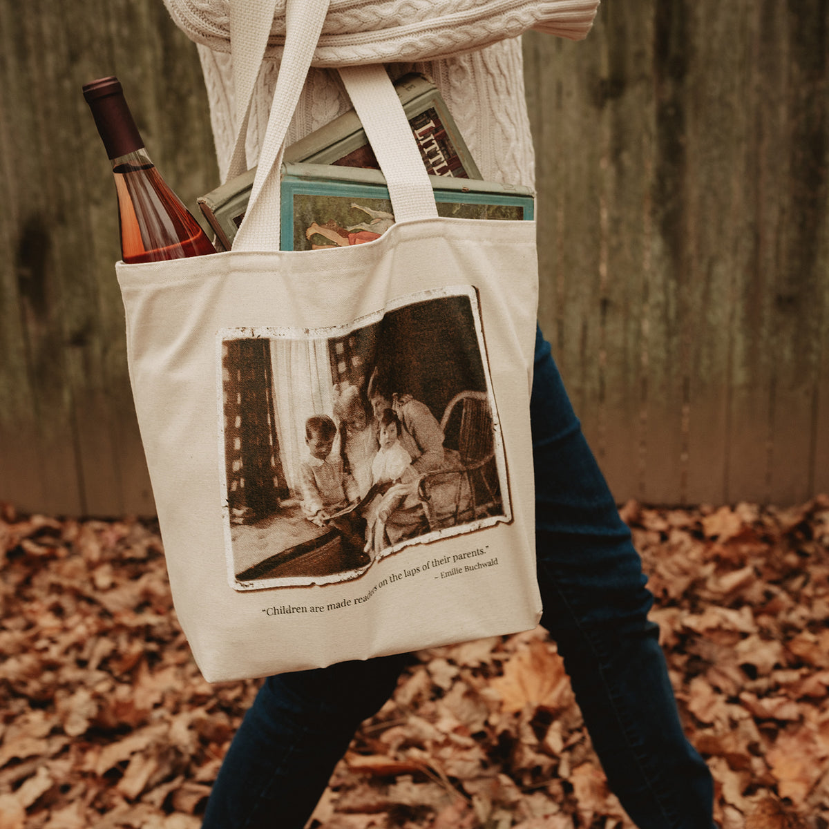 Canvas Book Tote Bag - Canvas Book Tote Bag - Reusable Shopping Bag ...