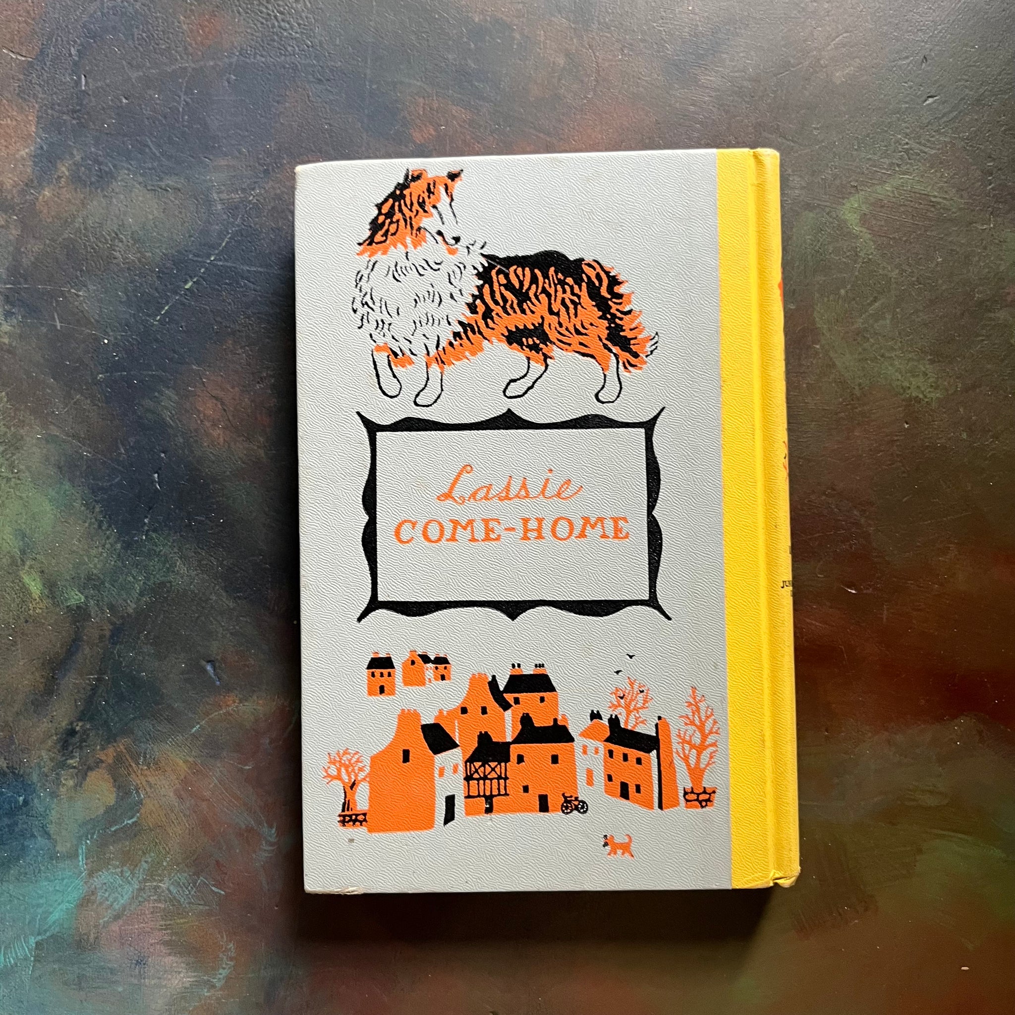 Lassie Come Home - a 1964 Junior Deluxe Editions Hardcover Book - Log ...