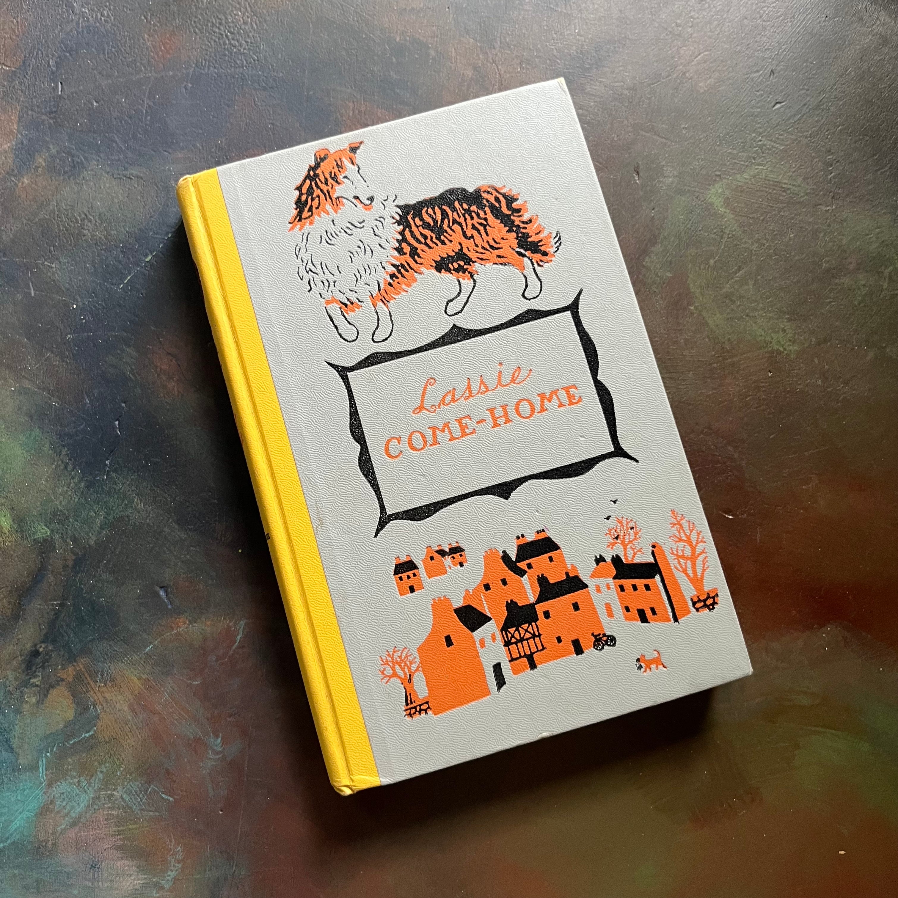Lassie Come Home - a 1964 Junior Deluxe Editions Hardcover Book - Log ...