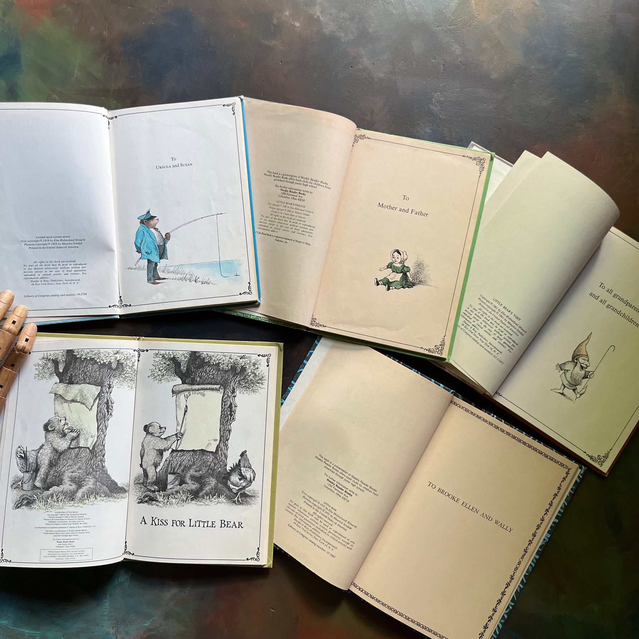 Vintage Little Bear Book Set by Else Holmelund Minarik for Sale - Log ...