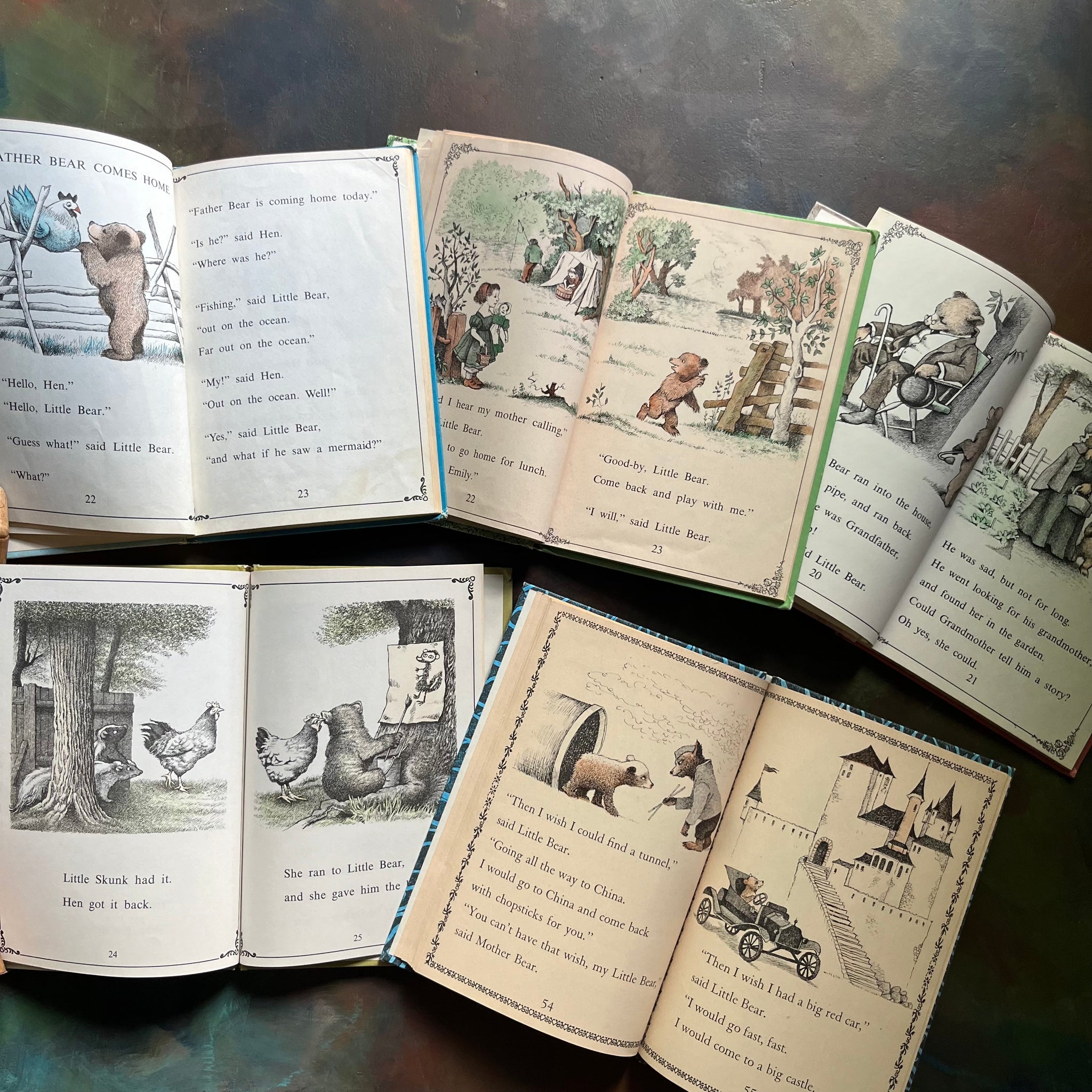 Vintage Little Bear Book Set by Else Holmelund Minarik for Sale - Log ...