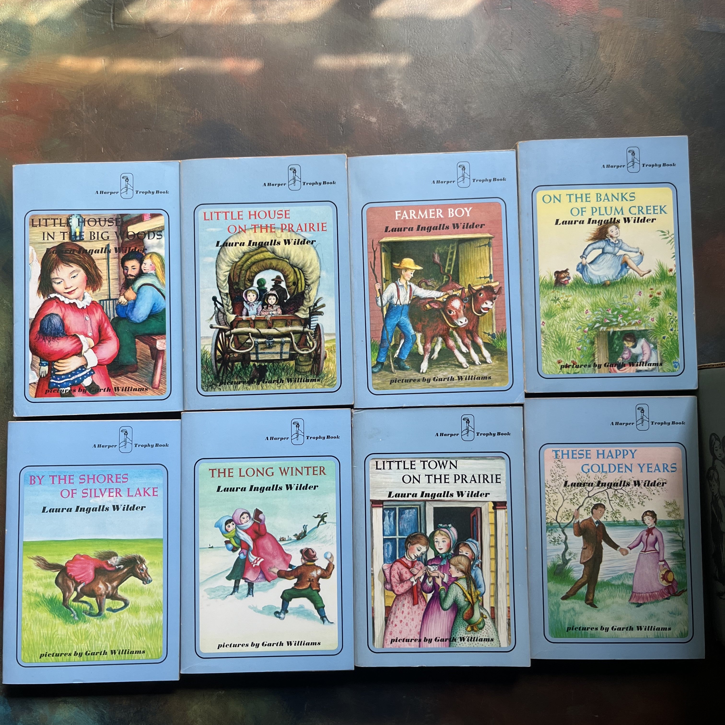 Vintage children's books by Laura Ingalls Wilder - Log Cabin Vintage